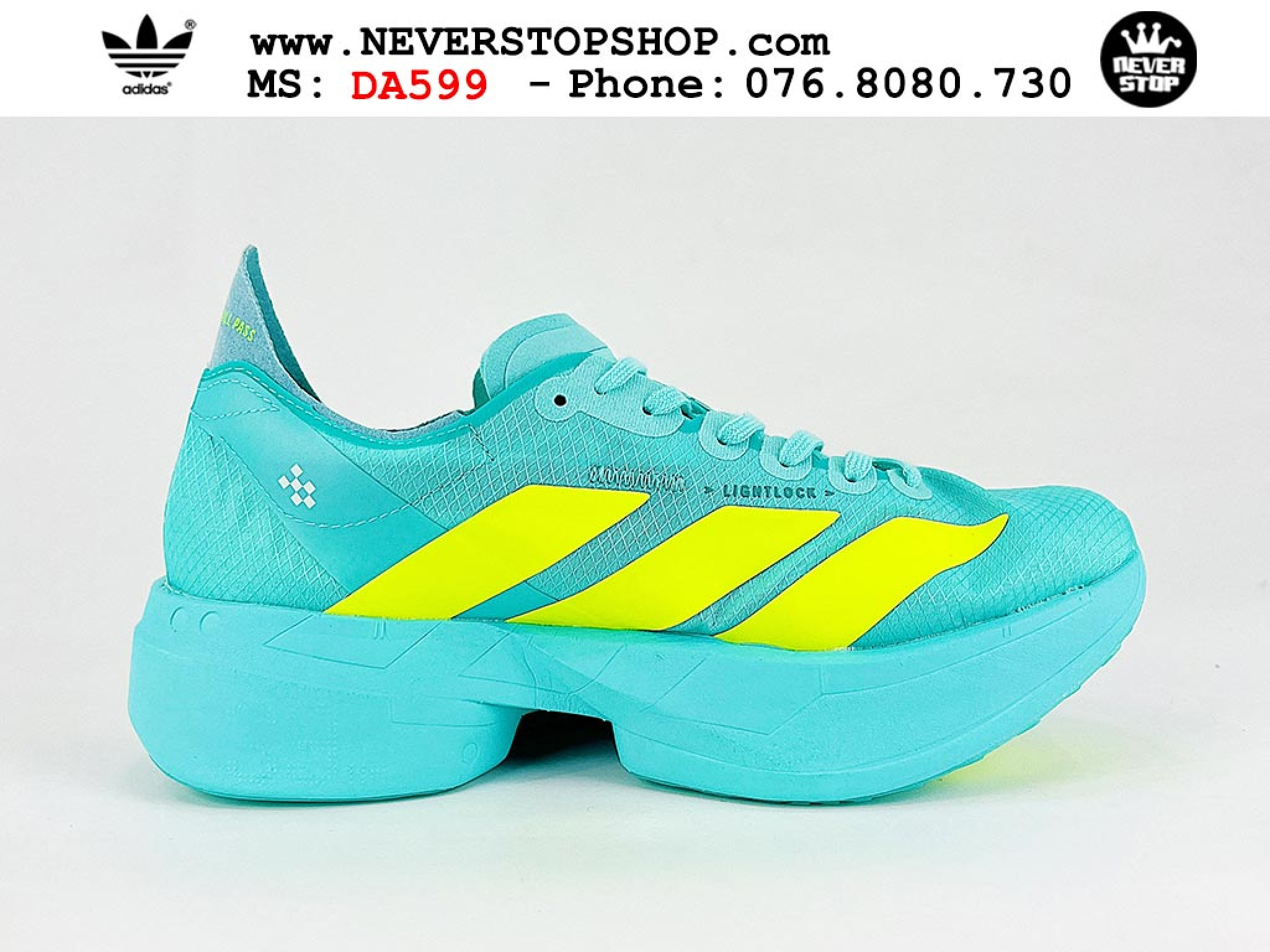 Giày chạy bộ ADIDAS ADIZERO ADIOS PRO 4 TURQUOISE VOLT ...
