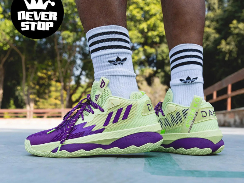 Giày bóng rổ ADIDAS DAME 8 chuyên indoor outdoor, độ ...