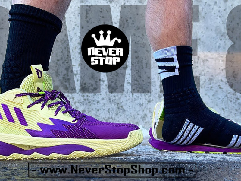 Giày bóng rổ ADIDAS DAME 8 chuyên indoor outdoor, độ ...