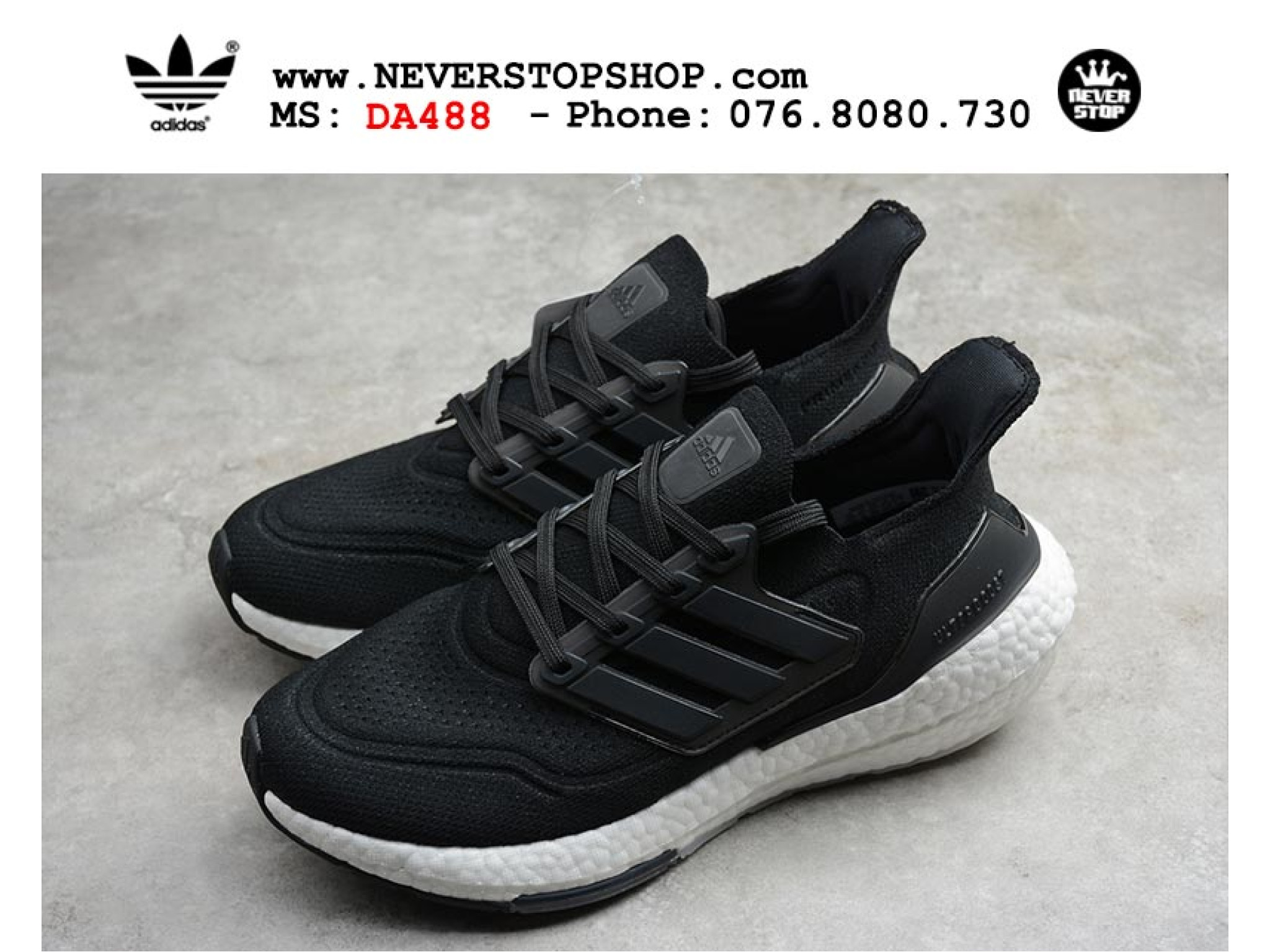Giày thể thao ADIDAS ULTRA BOOST 7.0 BLACK WHITE siêu ...