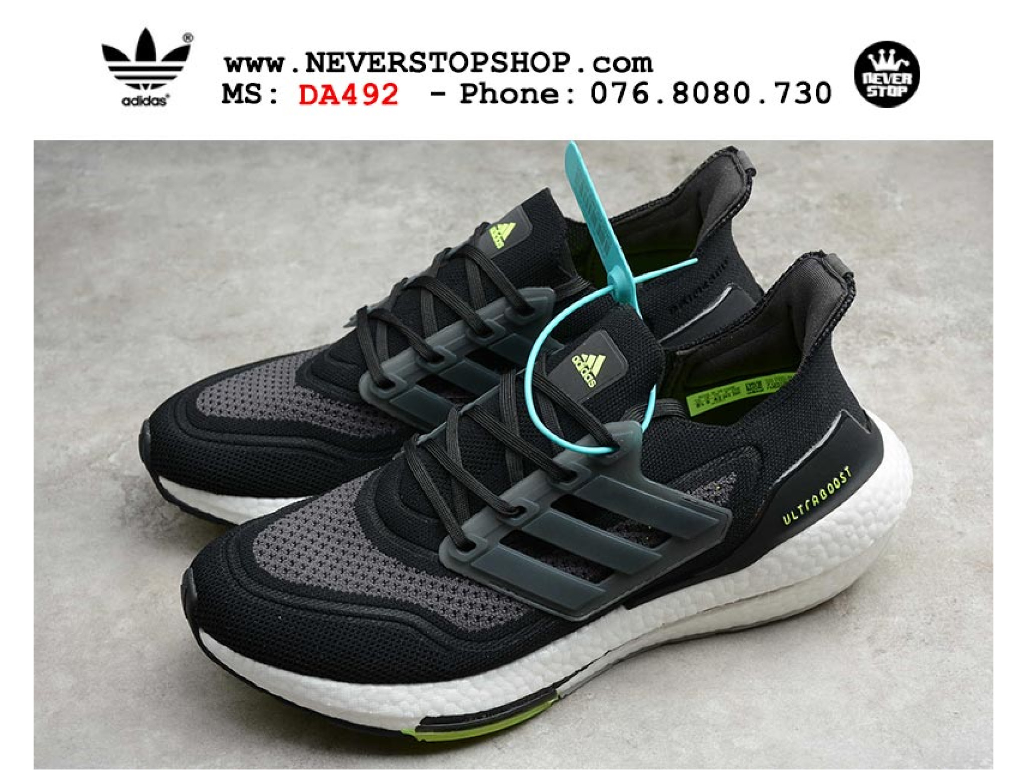 Giày thể thao ADIDAS ULTRA BOOST 7.0 BLACK WHITE GREY ...