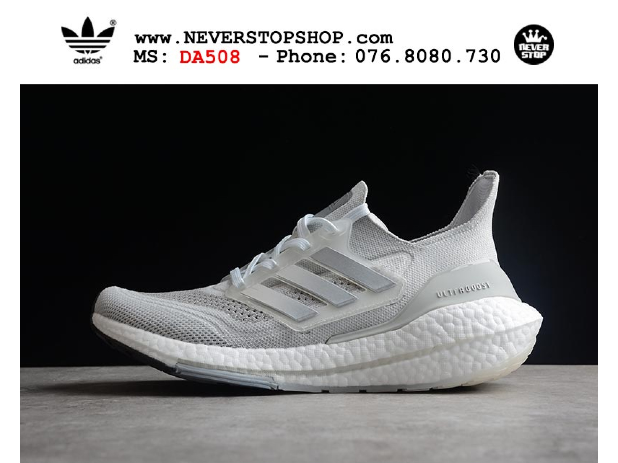 Giày thể thao ADIDAS ULTRA BOOST 7.0 SLIVER WHITE siêu ...