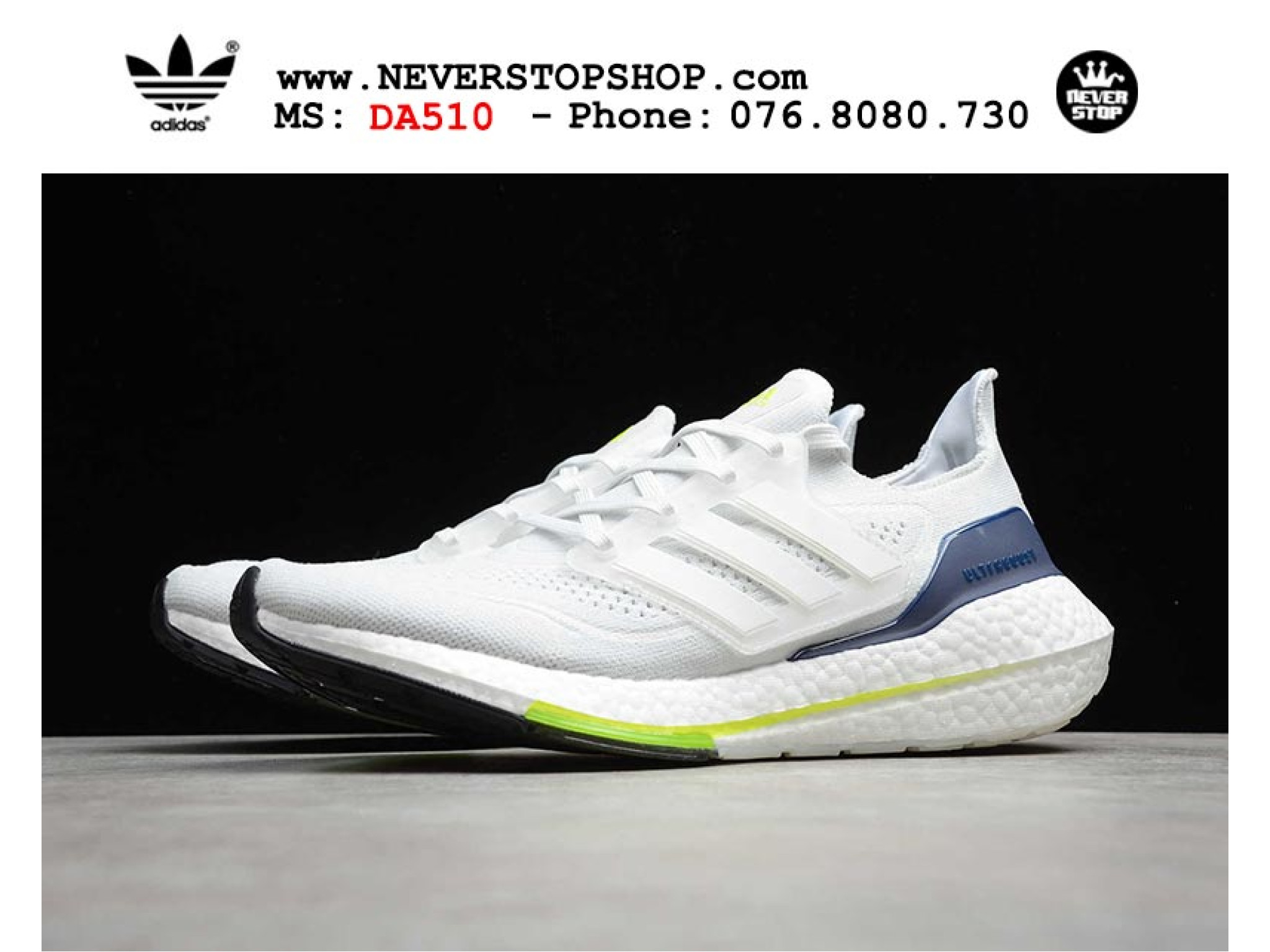 Giày thể thao ADIDAS ULTRA BOOST 7.0 WHITE NAVY siêu ...
