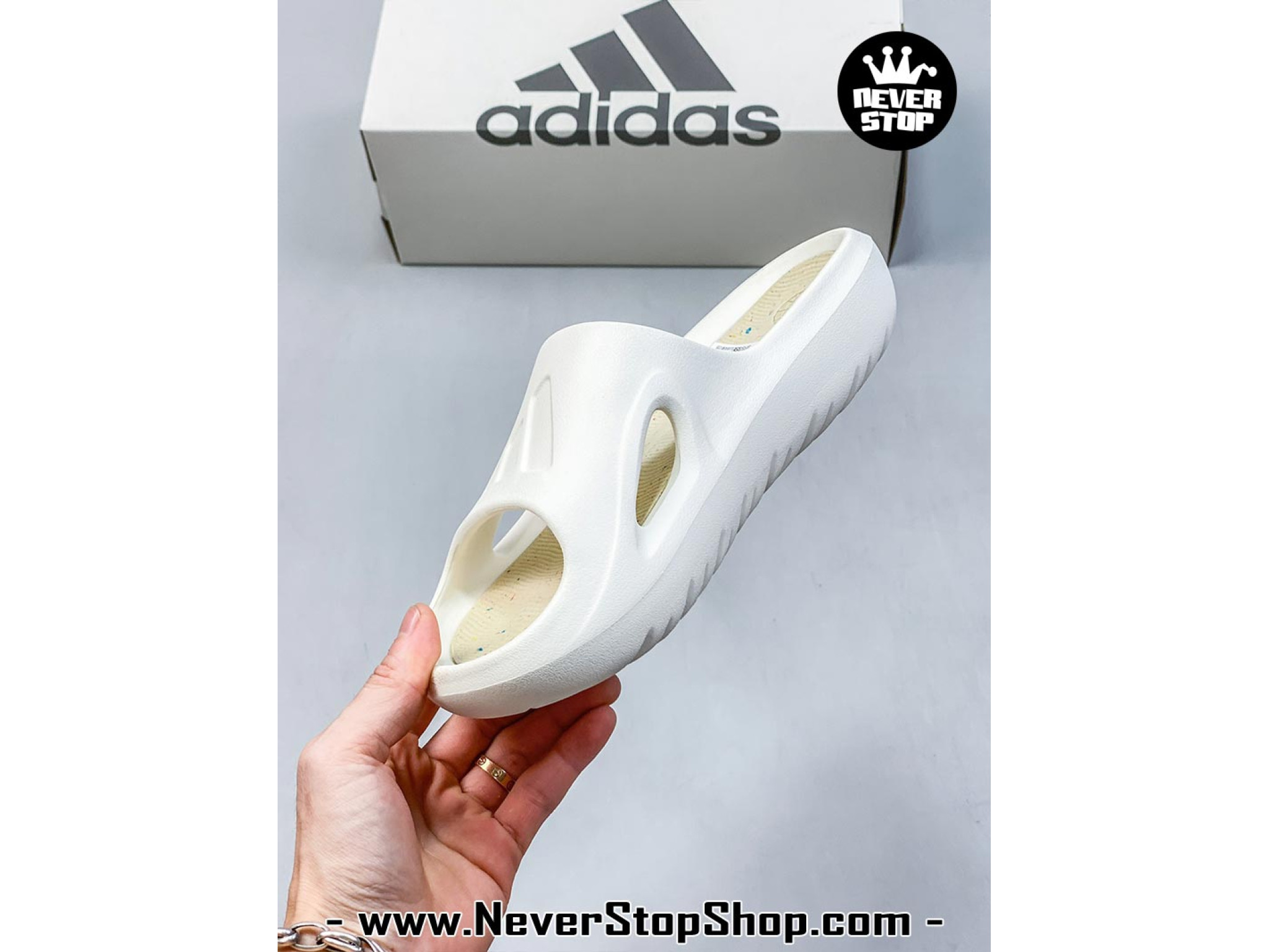 Dép thể thao ADIDAS ADICANE SLIDES CREAM WHITE nam nữ ...