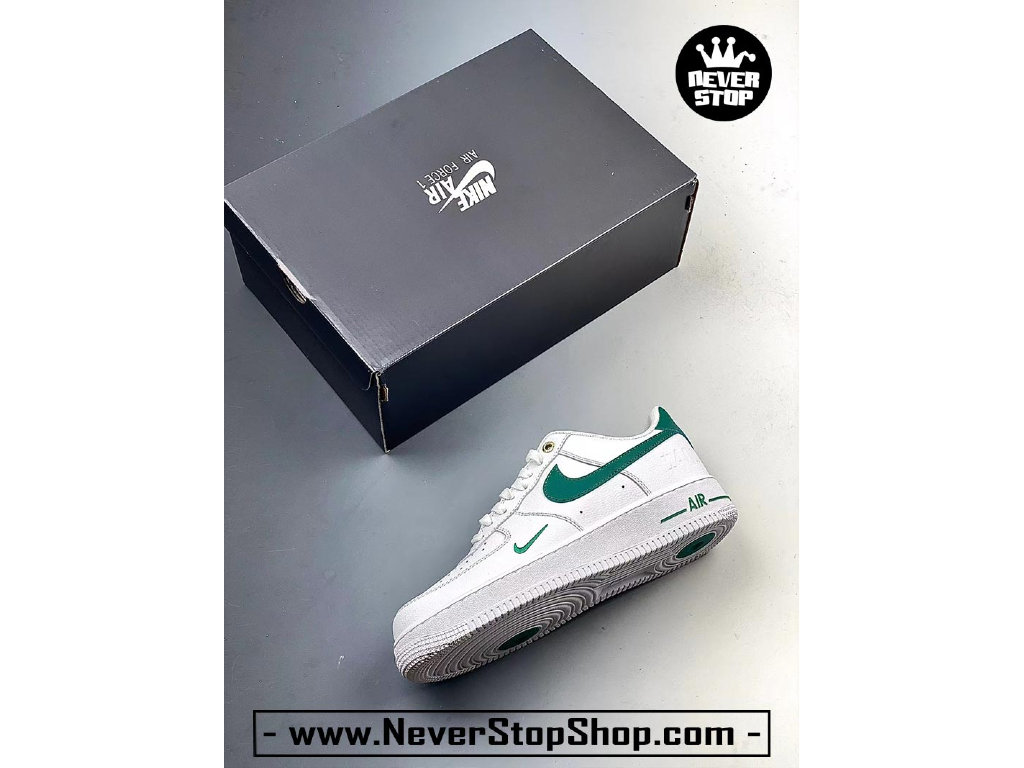 Giày thể thao NIKE AIR FORCE 1 AF1 LOW 40TH SAIL MALACHITE ...