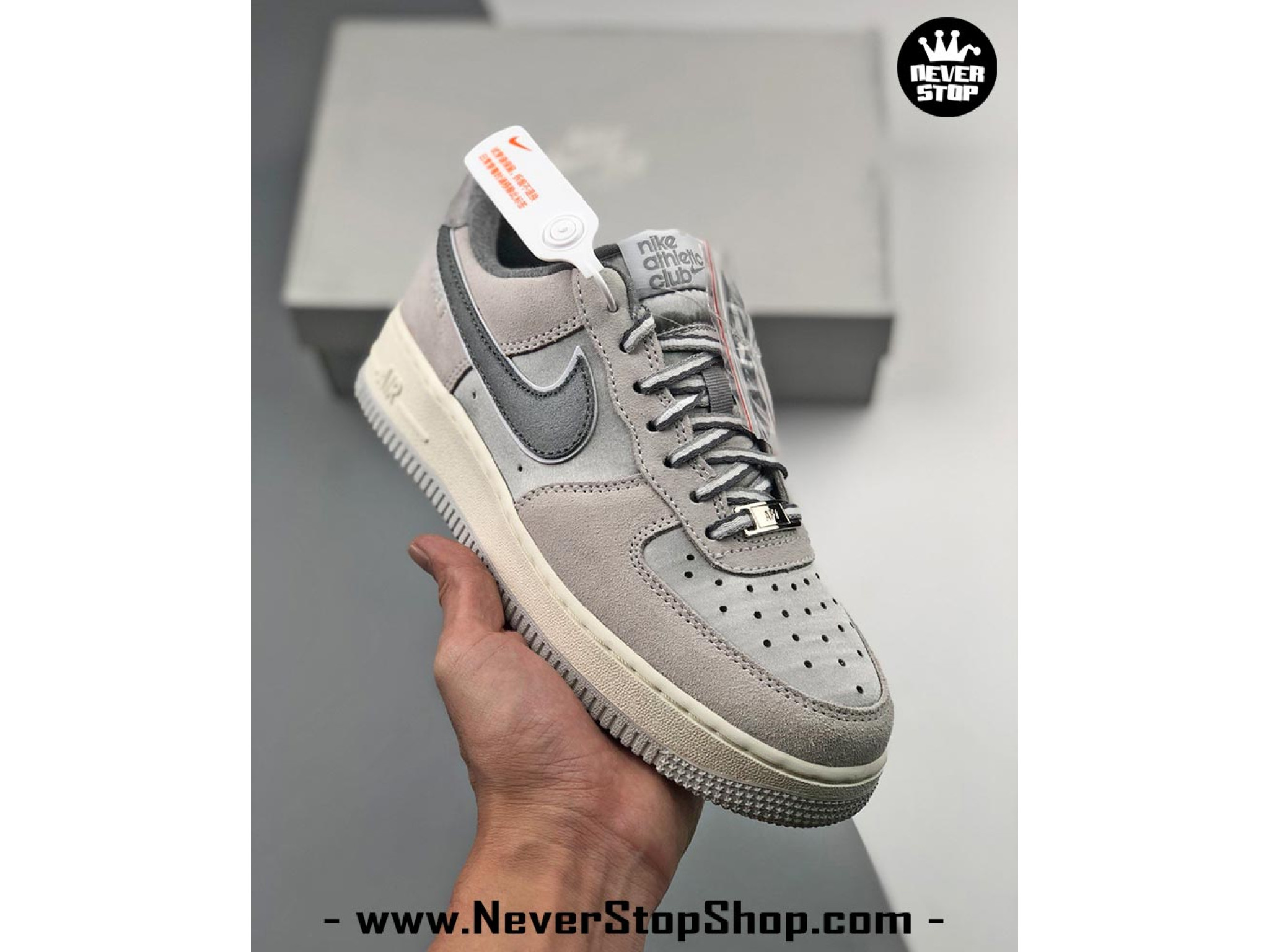 Giày thể thao NIKE AIR FORCE 1 AF1 LOW ATHLETIC CLUB GREY ...