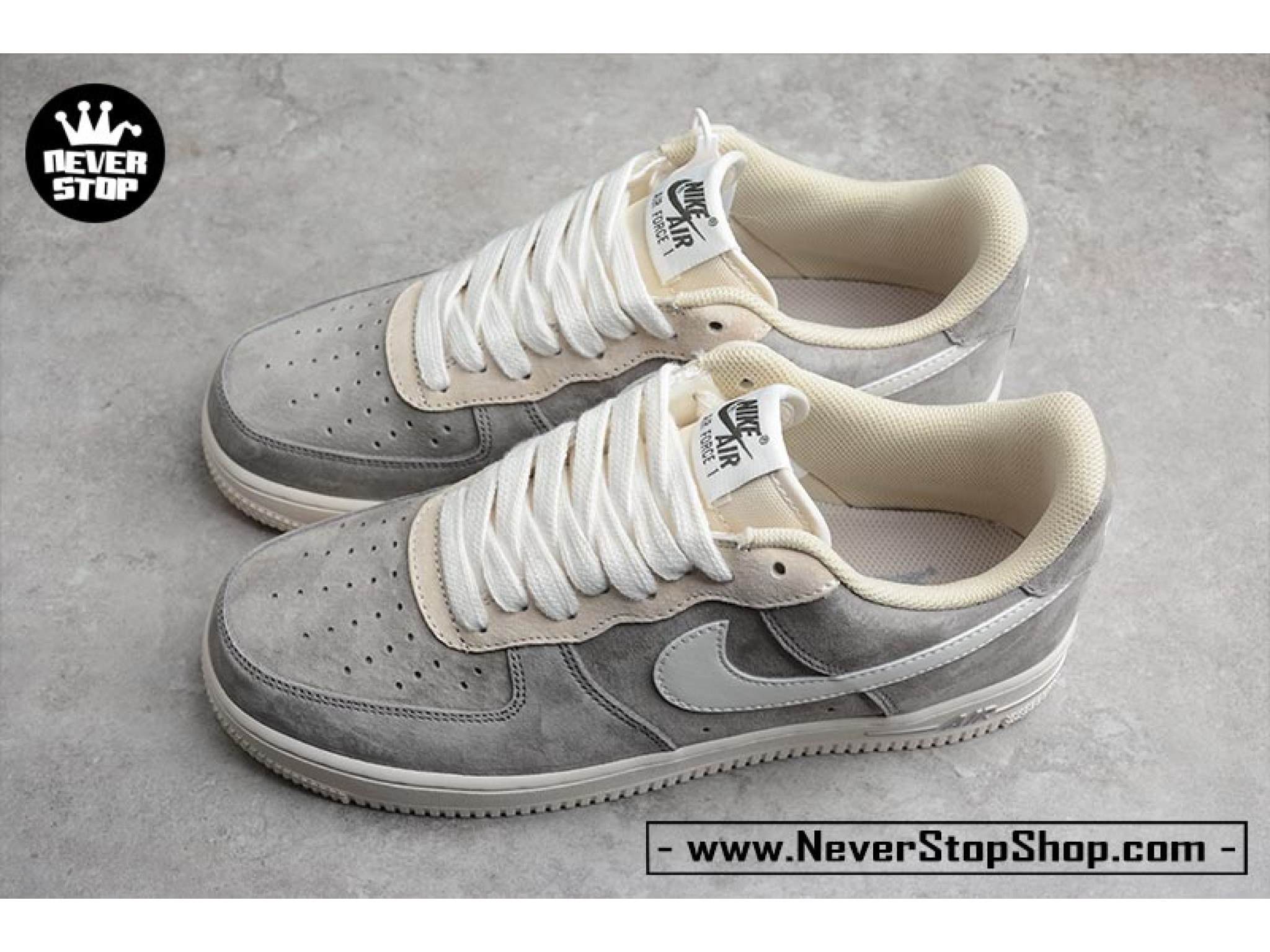 Giày thể thao NIKE AIR FORCE 1 AF1 LOW DARK GREY WHITE ...