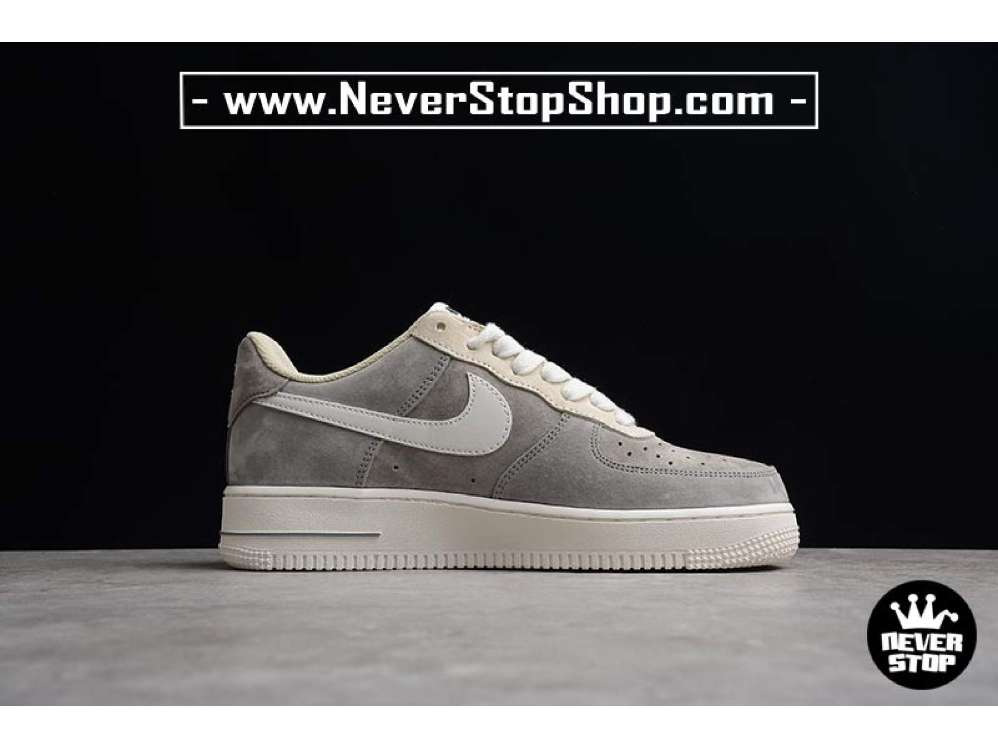 Giày thể thao NIKE AIR FORCE 1 AF1 LOW DARK GREY WHITE ...