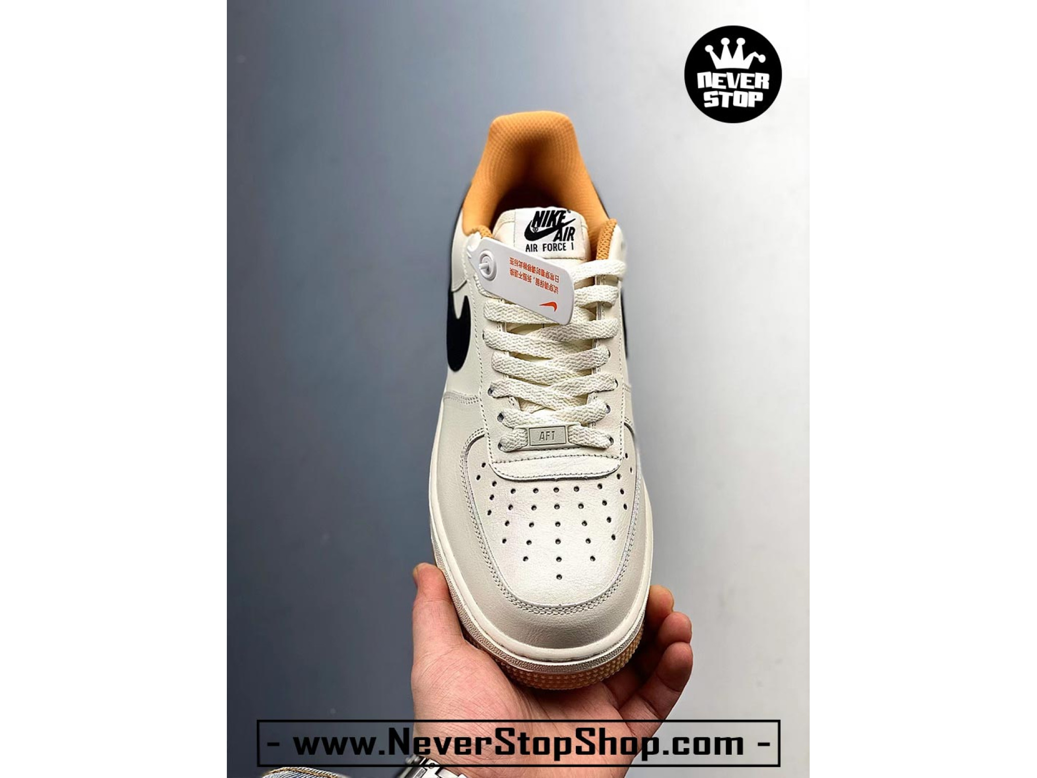 NIKE : Giày thể thao NIKE AIR FORCE 1 AF1 LOW WHITE BLACK ...