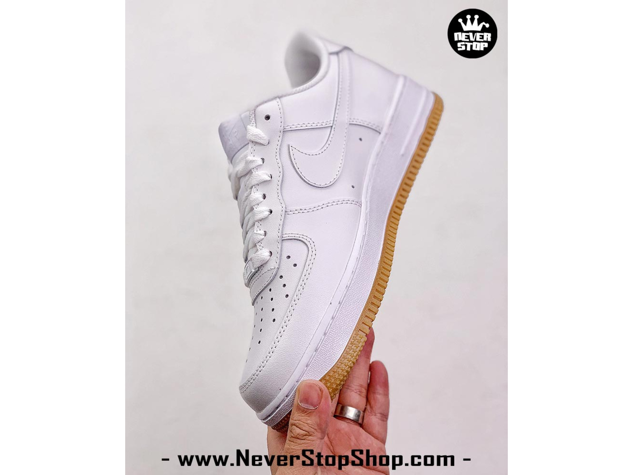 Giày thể thao NIKE AIR FORCE 1 AF1 LOW WHITE GUM nam nữ ...