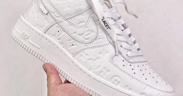 Giày thể thao NIKE AIR FORCE 1 AF1 LOW WHITE LV LOUIS ...