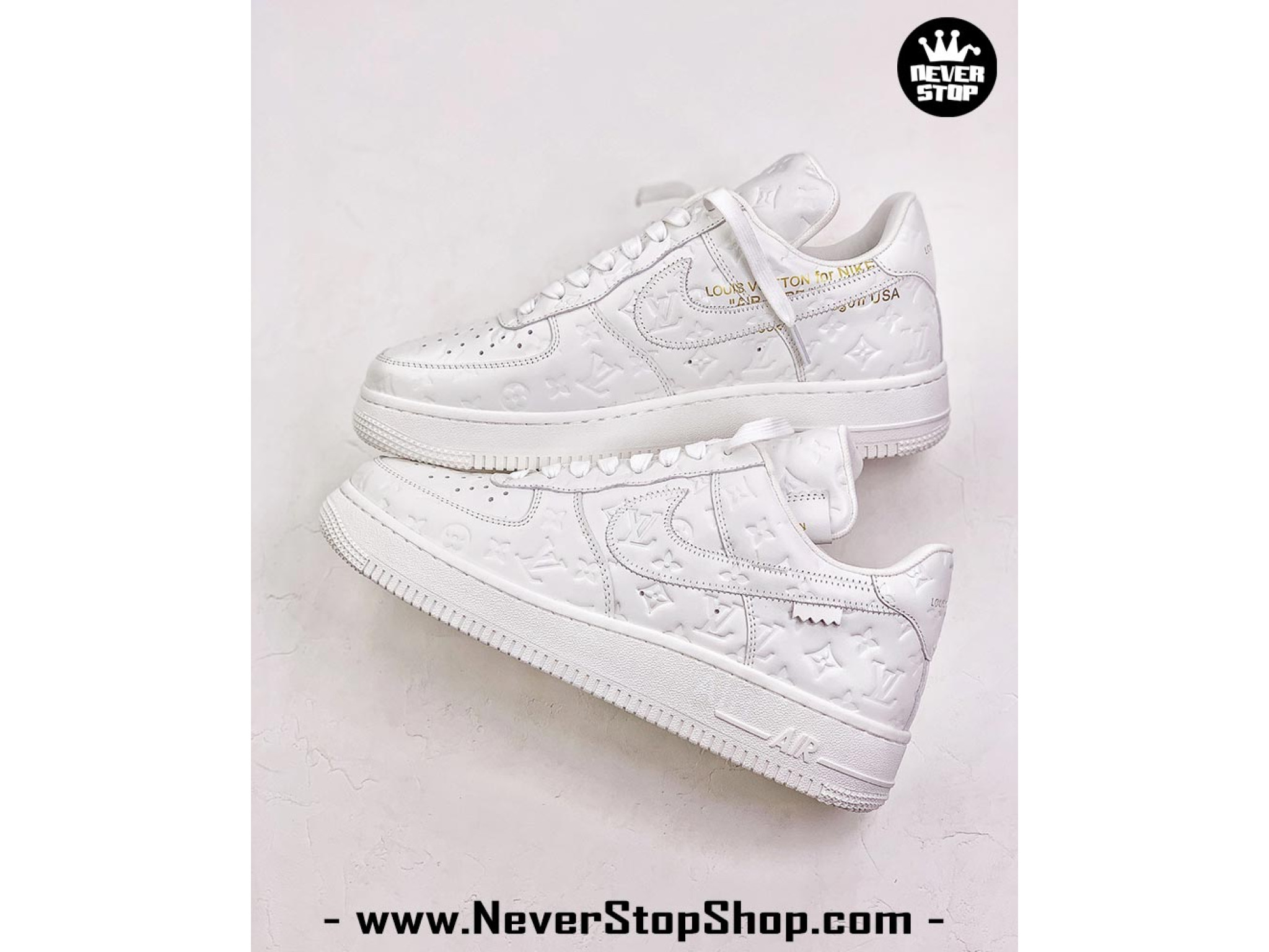 Giày thể thao NIKE AIR FORCE 1 AF1 LOW WHITE LV LOUIS ...
