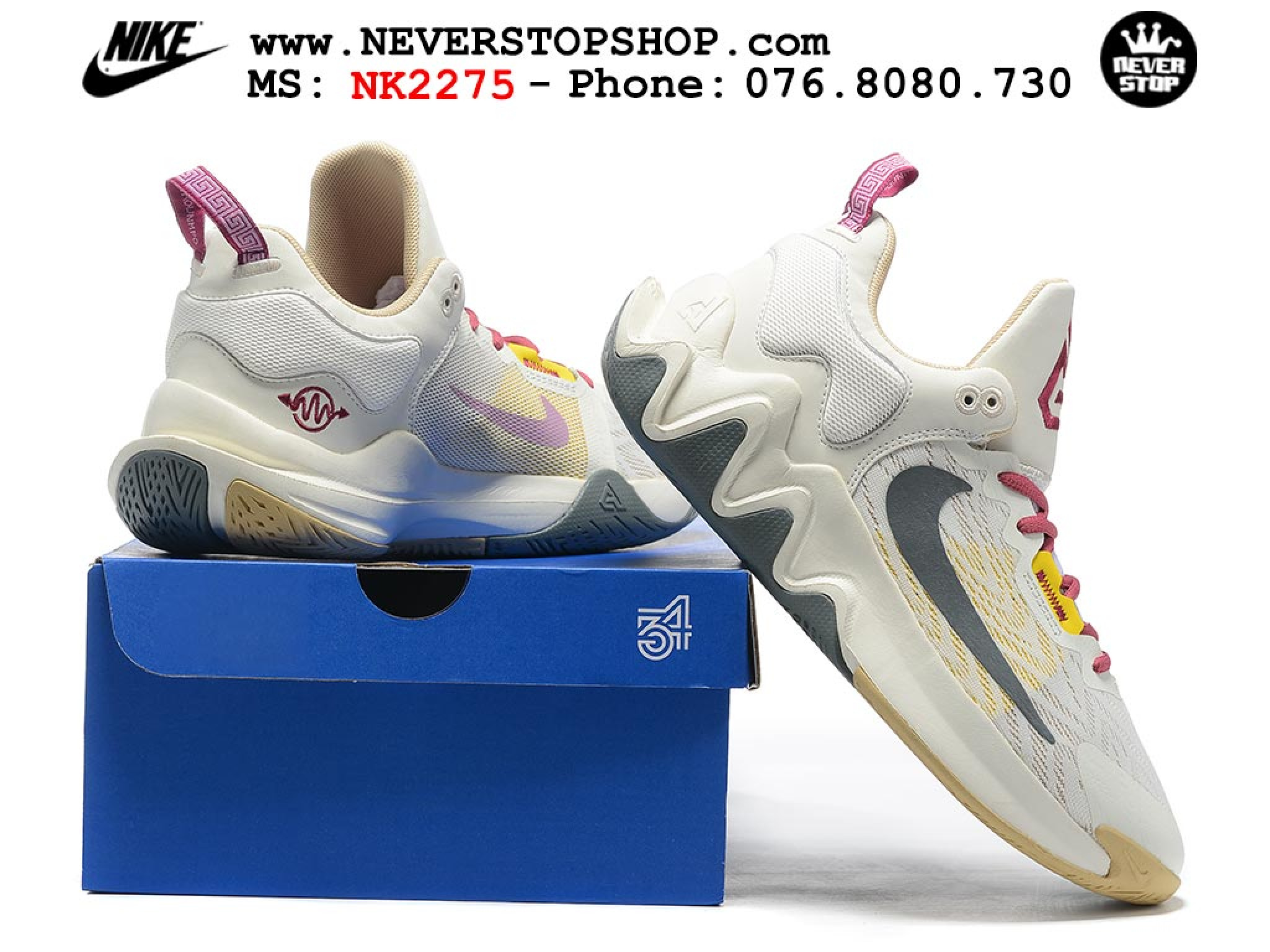 Giày bóng rổ nam NIKE GIANNIS IMMORTALITY 2 SAIL RATTAN ...