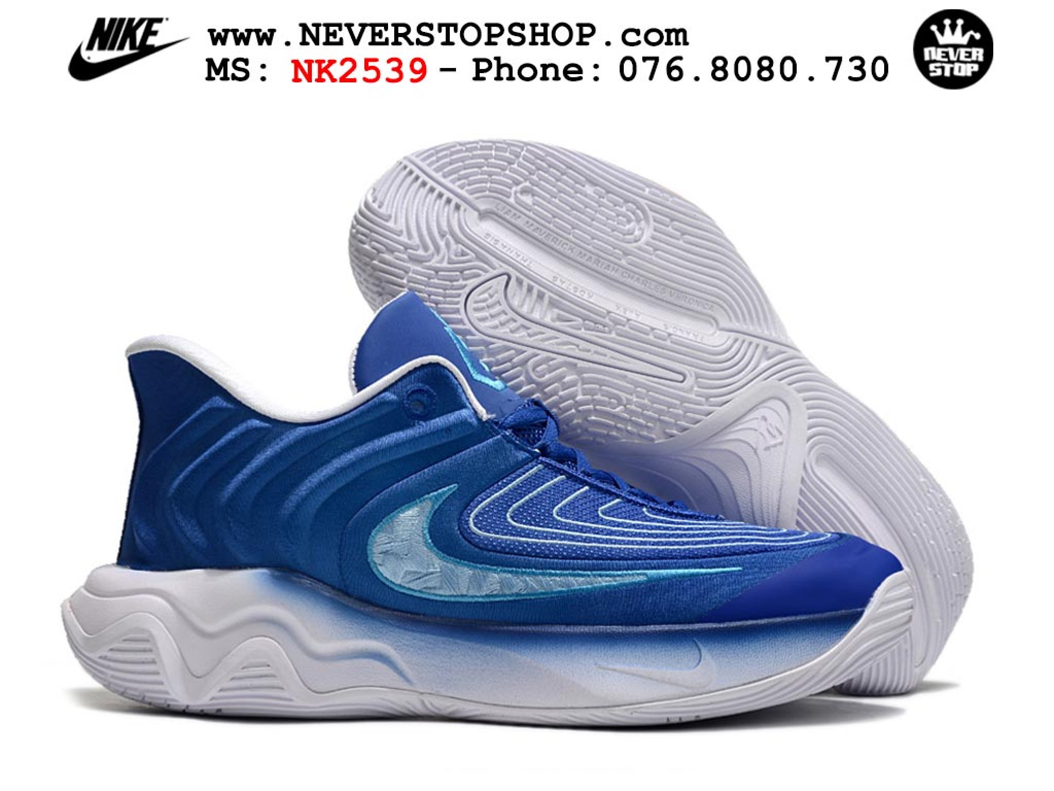 Giày bóng rổ nam NIKE GIANNIS IMMORTALITY 4 BLUE WHITE ...