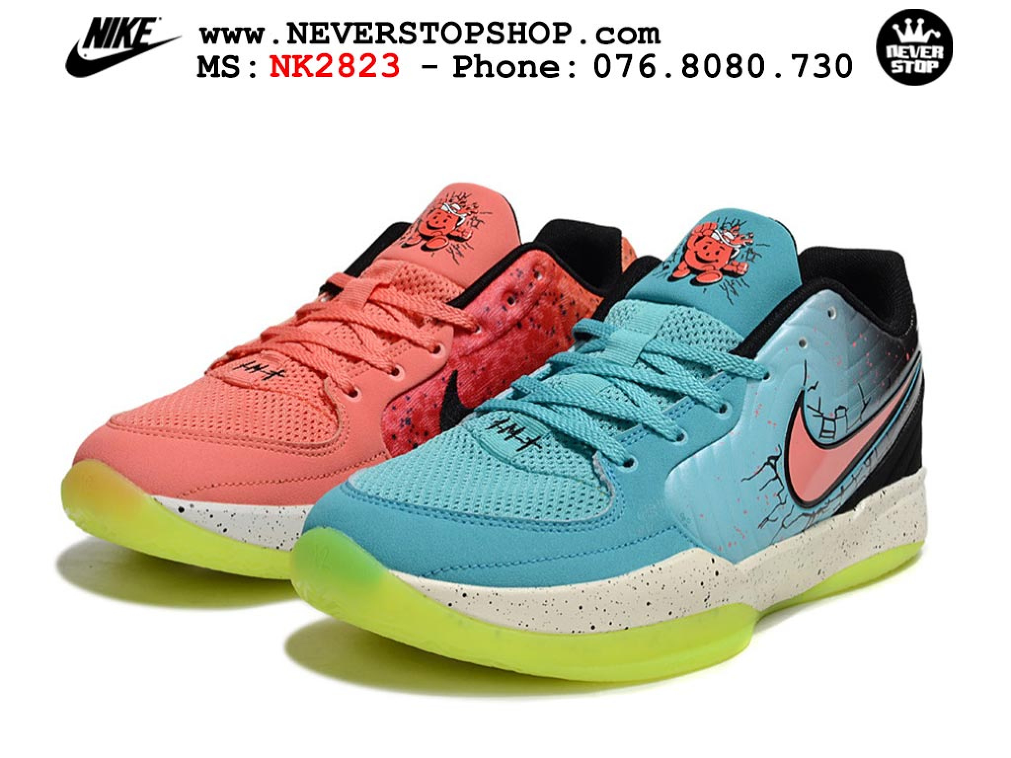 Nike Ja 2 : Giày bóng rổ nam nữ NIKE JA 2 KOOL AID ...