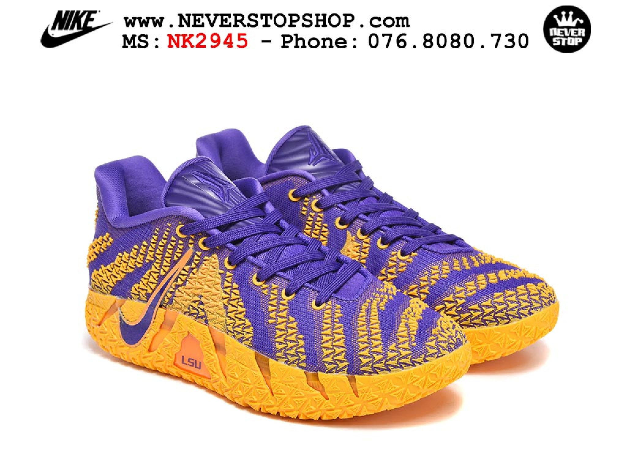Nike Ja 3 : Giày bóng rổ nam nữ NIKE JA 3 LSU TIGERS ...