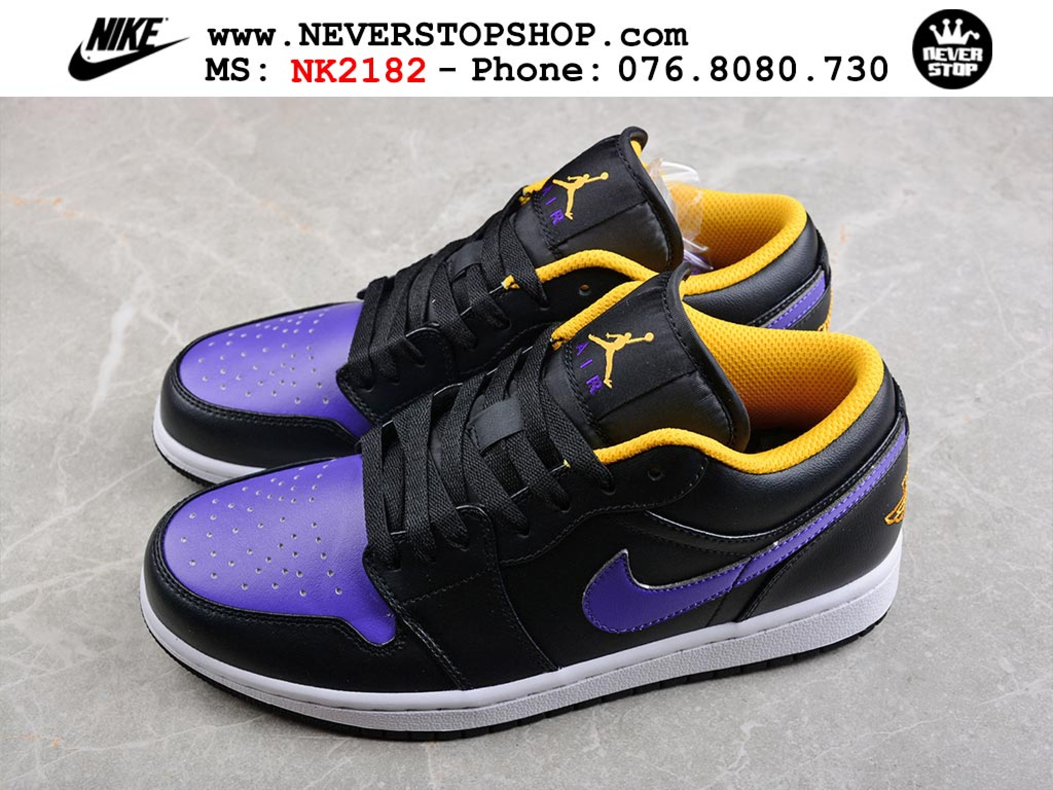 Giày NIKE AIR JORDAN 1 LOW DARK CONCORD cổ thấp bản ...