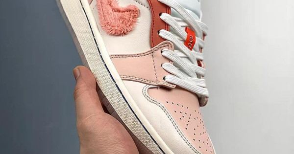 Giày (Order) : Giày NIKE AIR JORDAN 1 LOW PINK MIGHTY SWOOSHERS ...