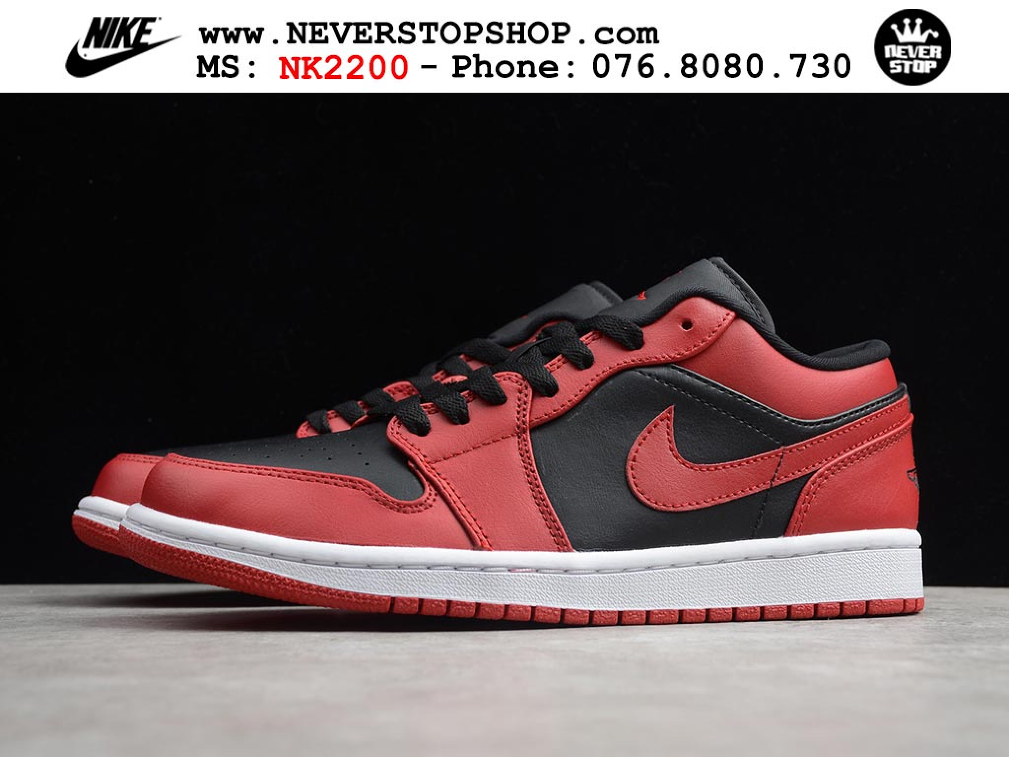 Giày NIKE AIR JORDAN 1 LOW REVERSE BRED cổ thấp bản ...