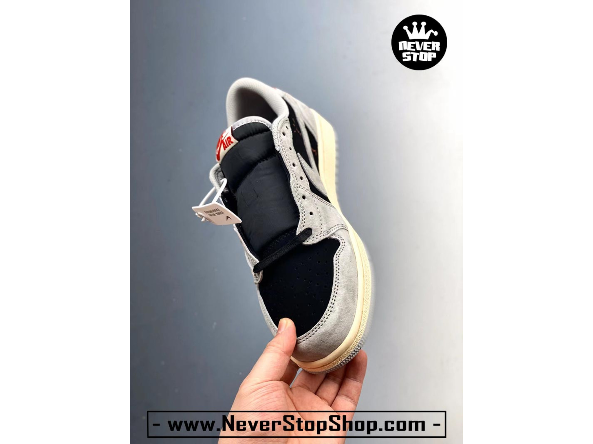 Giày NIKE AIR JORDAN 1 LOW TRAVIS SCOTT BLACK GREY bản ...