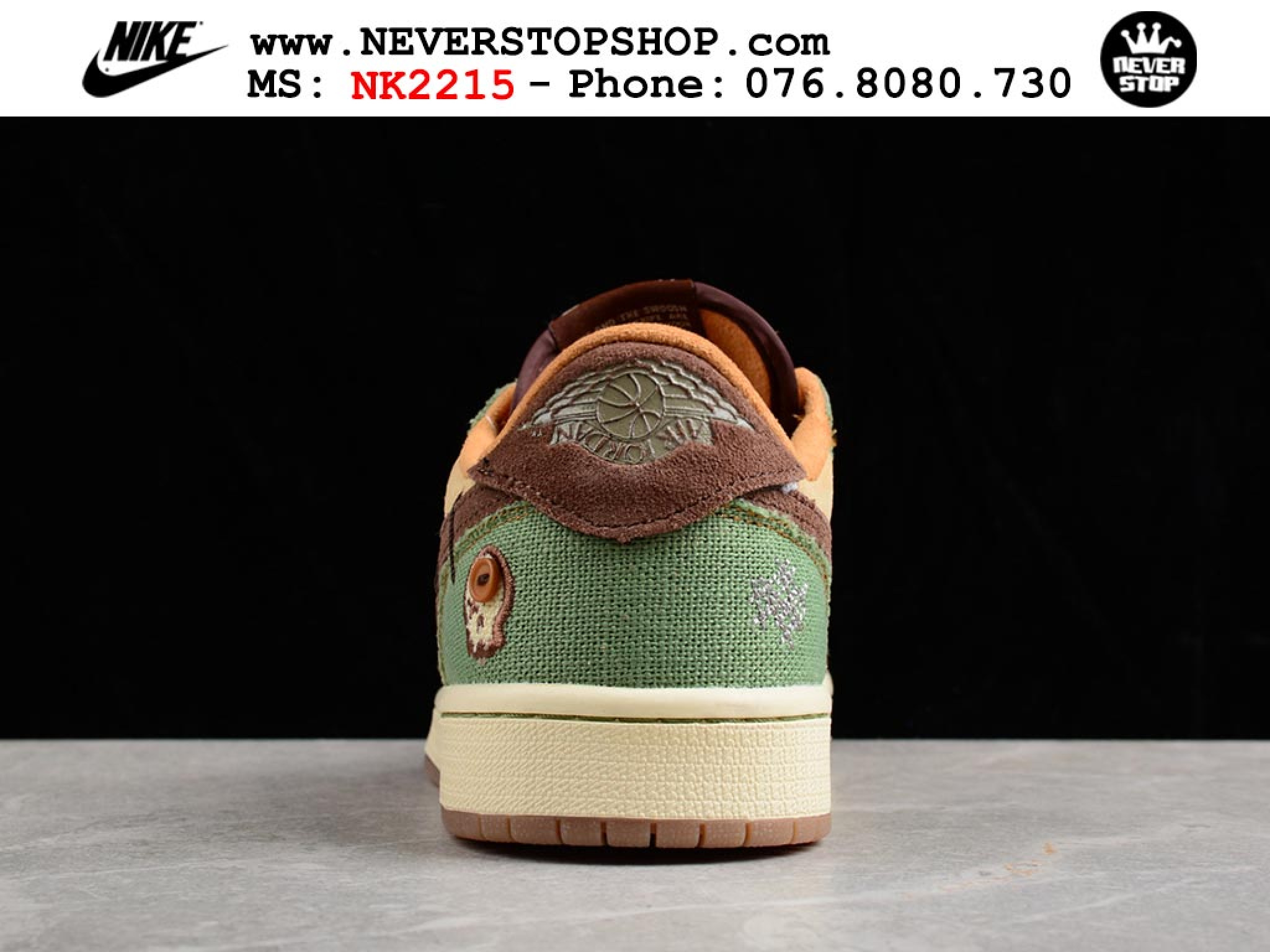 Giày NIKE AIR JORDAN 1 LOW VOODOO cổ thấp bản Replica ...