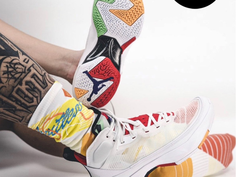 Giày bóng rổ nam NIKE JORDAN 37 cổ cao thể thao outdoor ...