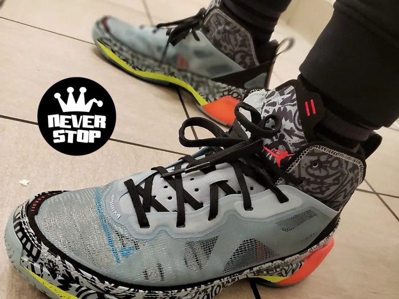 Giày bóng rổ nam NIKE JORDAN 37 cổ cao thể thao outdoor ...