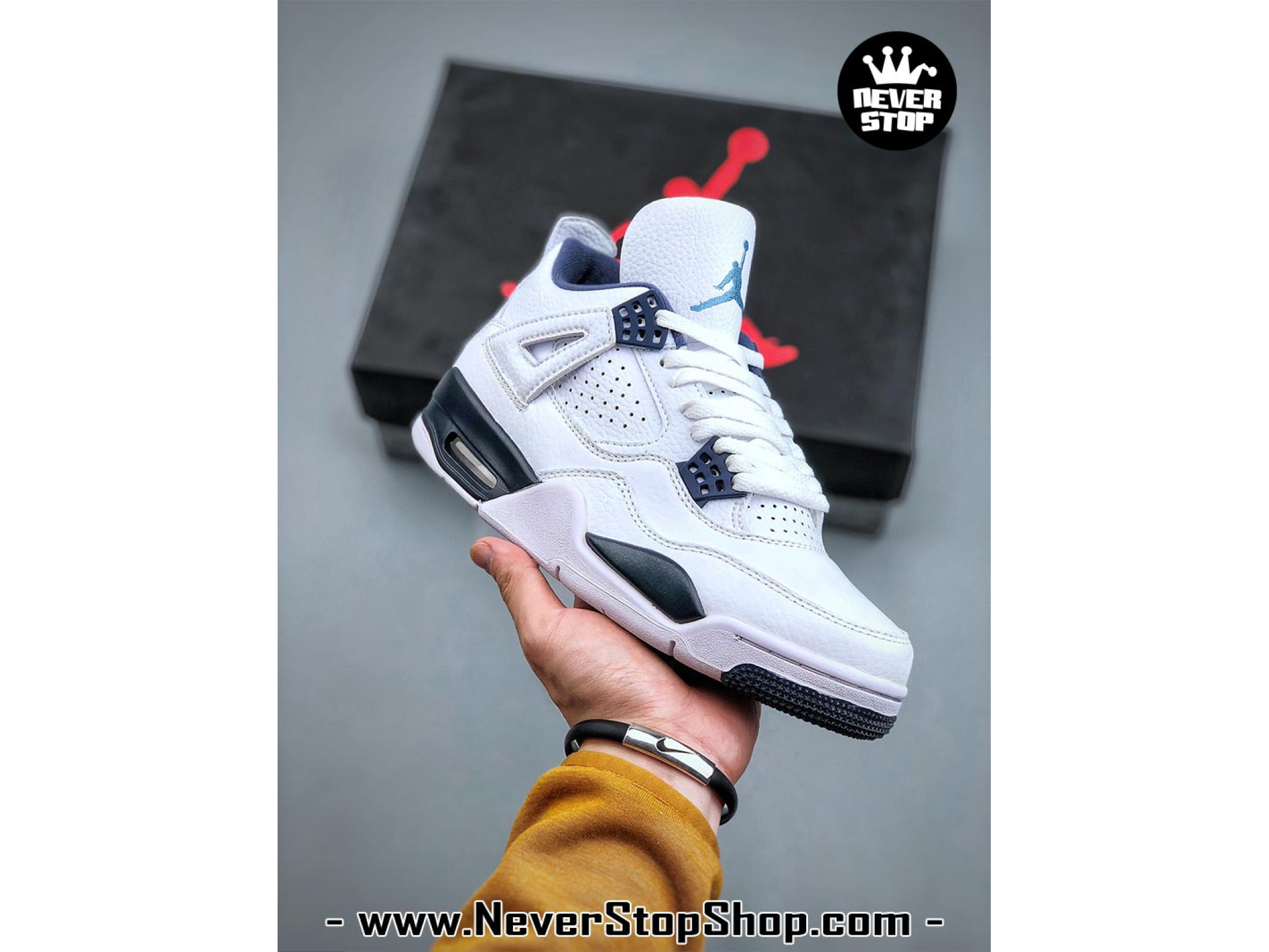 Giày thể thao NIKE AIR JORDAN 4 JD4 COLUMBIA nam nữ ...