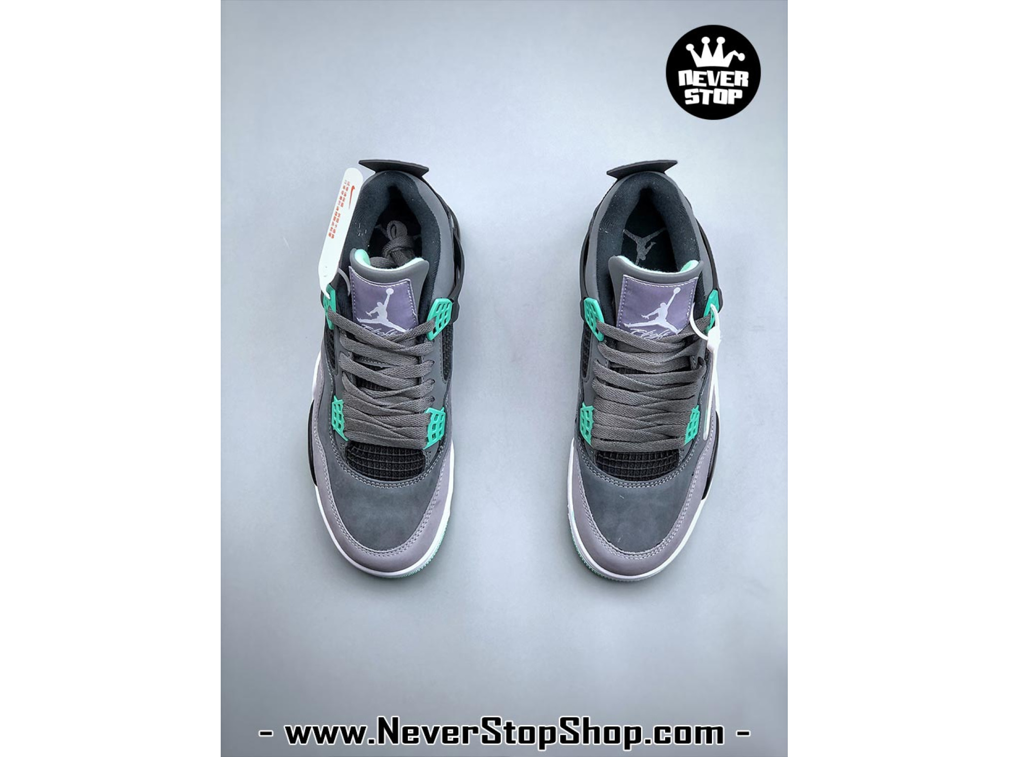 Giày thể thao NIKE AIR JORDAN 4 JD4 GREEN GLOW nam nữ ...