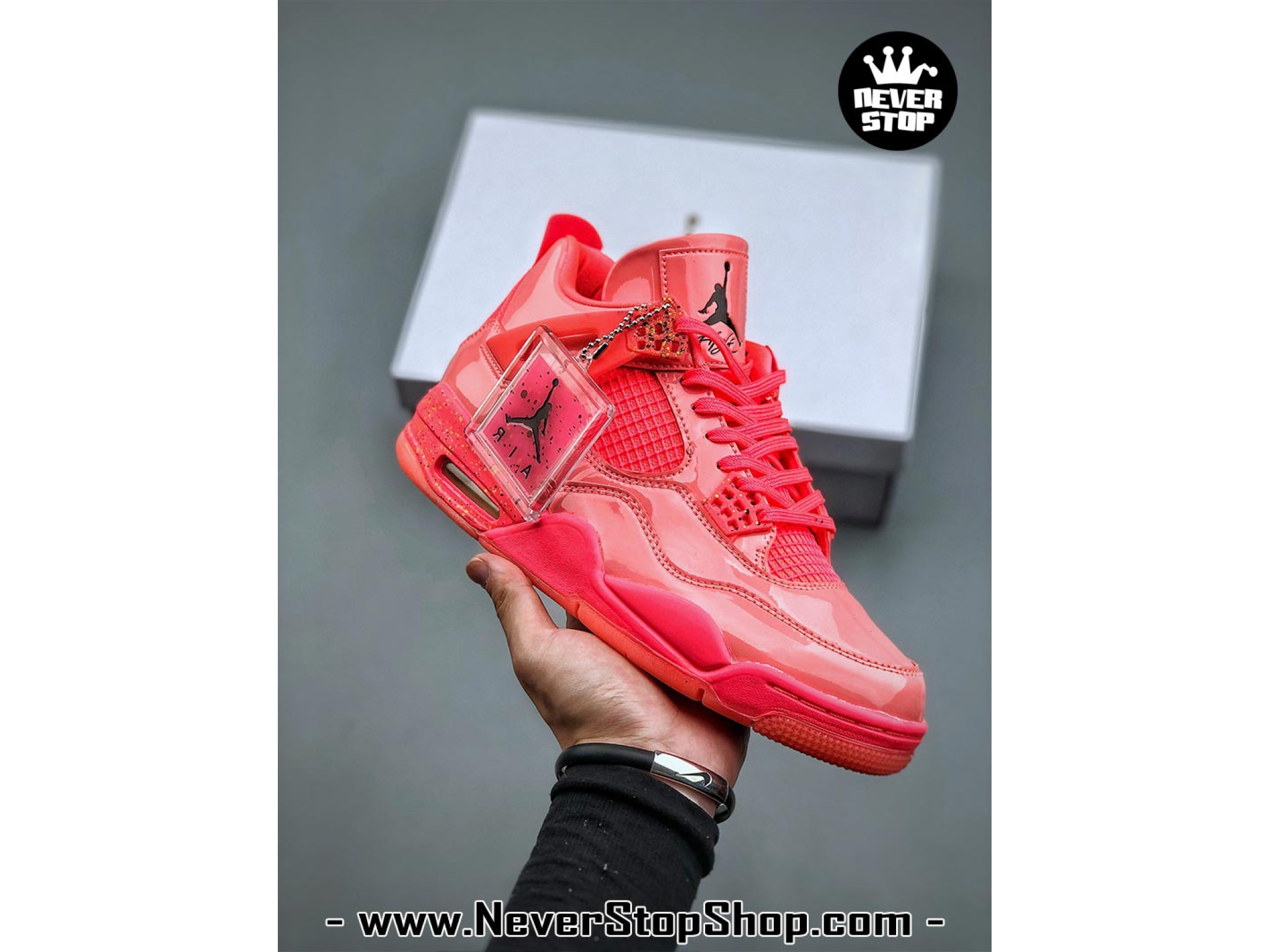 Giày thể thao NIKE AIR JORDAN 4 JD4 HOT PUNCH nam nữ ...