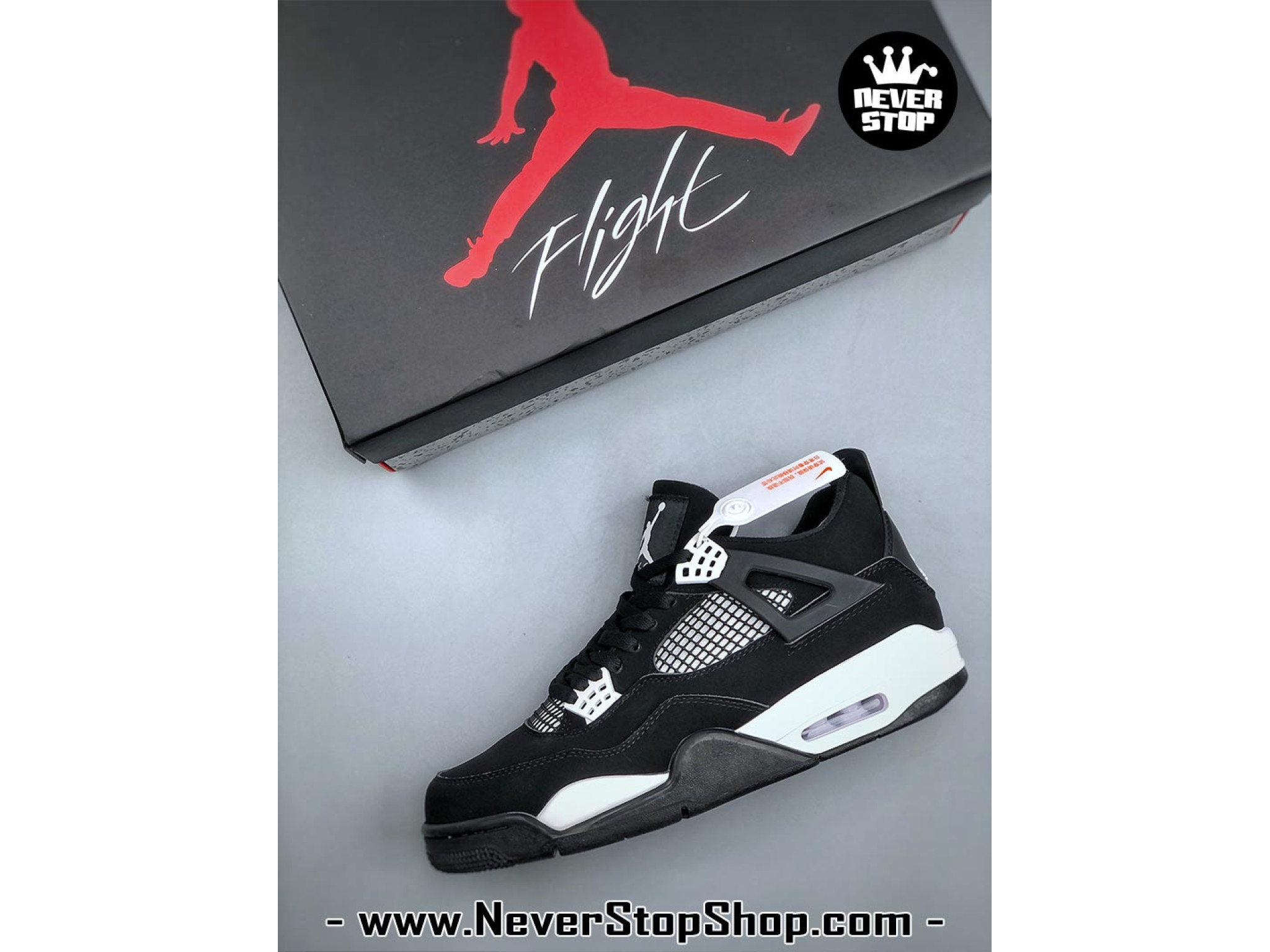 Giày thể thao NIKE AIR JORDAN 4 JD4 REVERSE PANDA nam ...