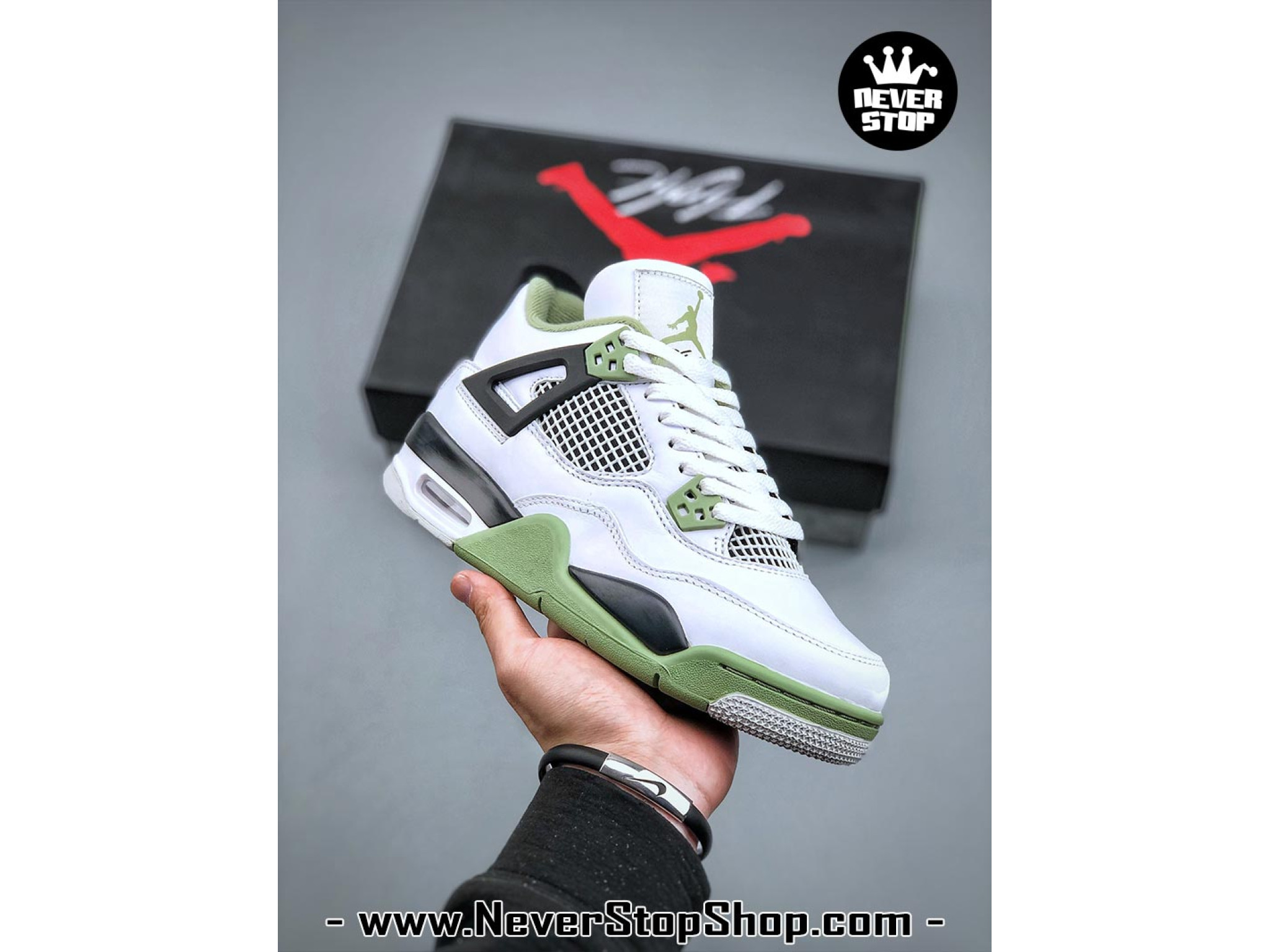 Nike Jordan 4 : Giày thể thao NIKE AIR JORDAN 4 JD4 SEAFOAM ...