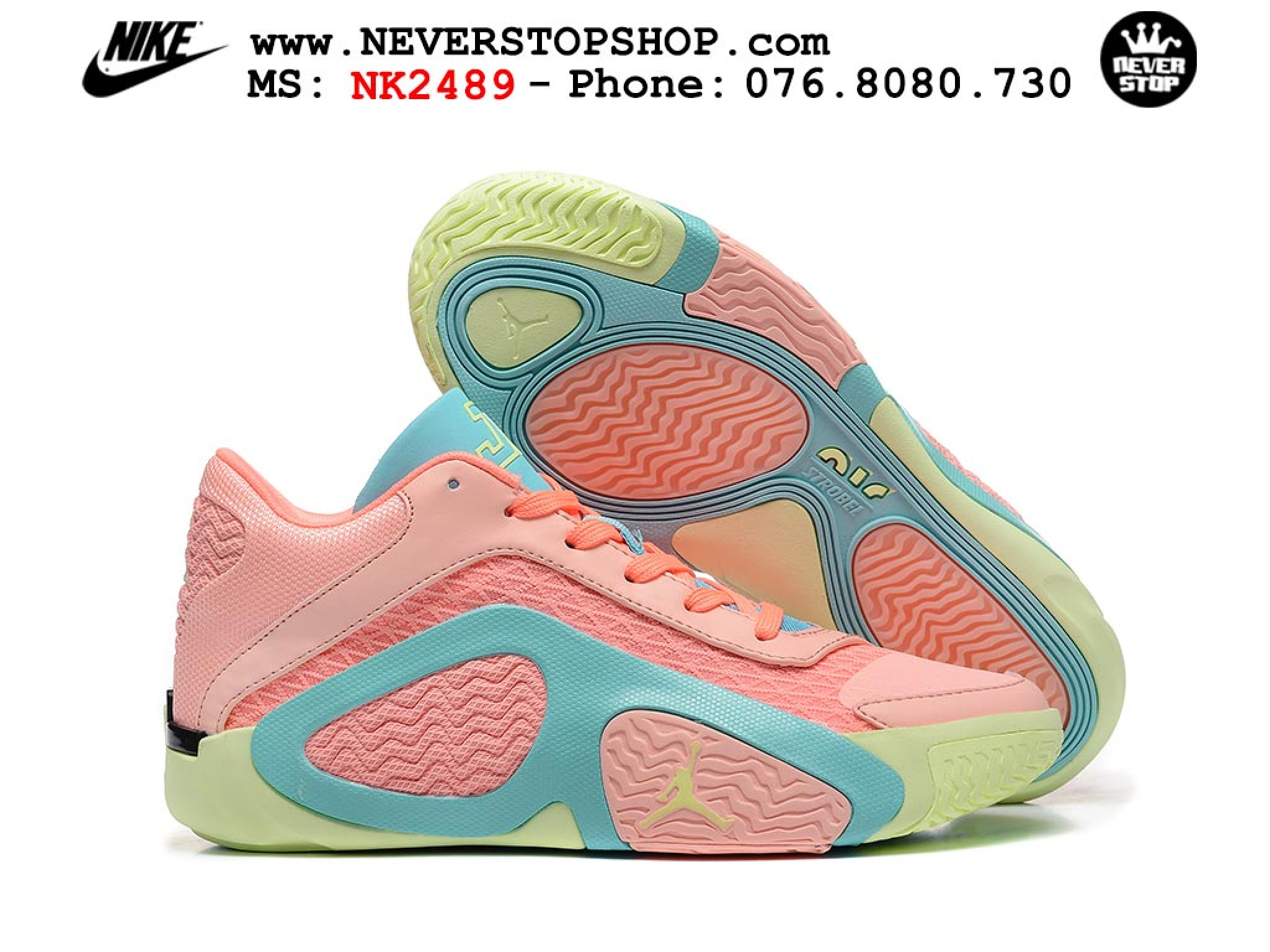 NIKE : Giày bóng rổ nam NIKE JORDAN TATUM 2 PINK LEMONADE ...