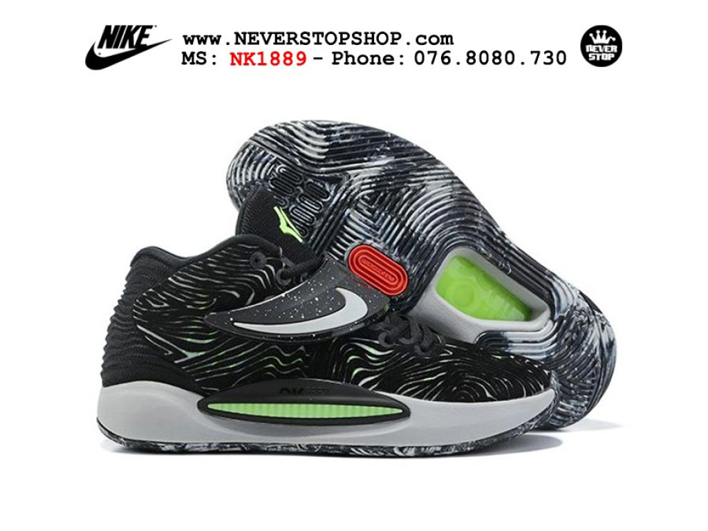 Giày (Order) : Giày bóng rổ nam NIKE KD 14 BLACK VOLT ...