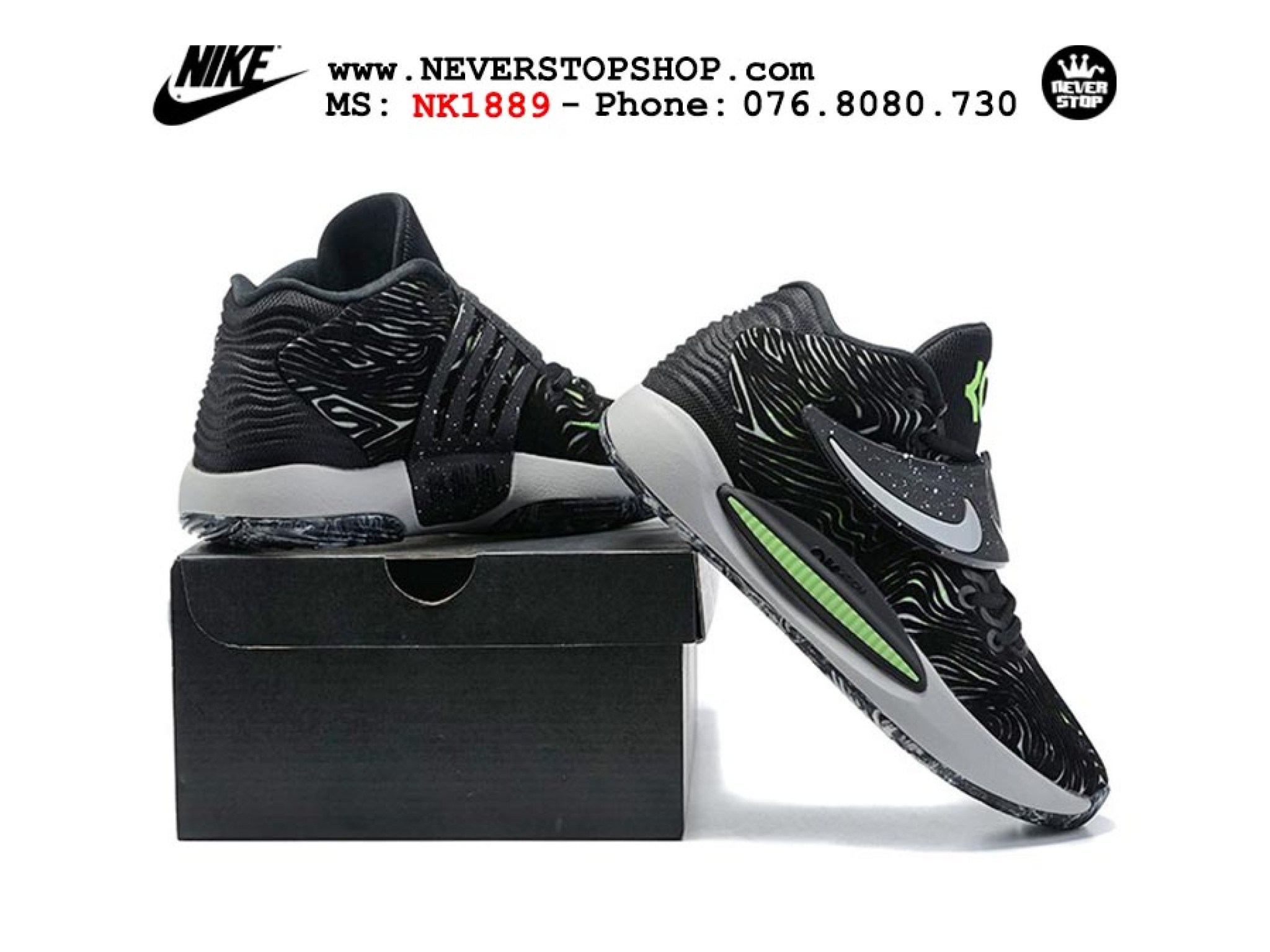 Giày (Order) : Giày bóng rổ nam NIKE KD 14 BLACK VOLT ...