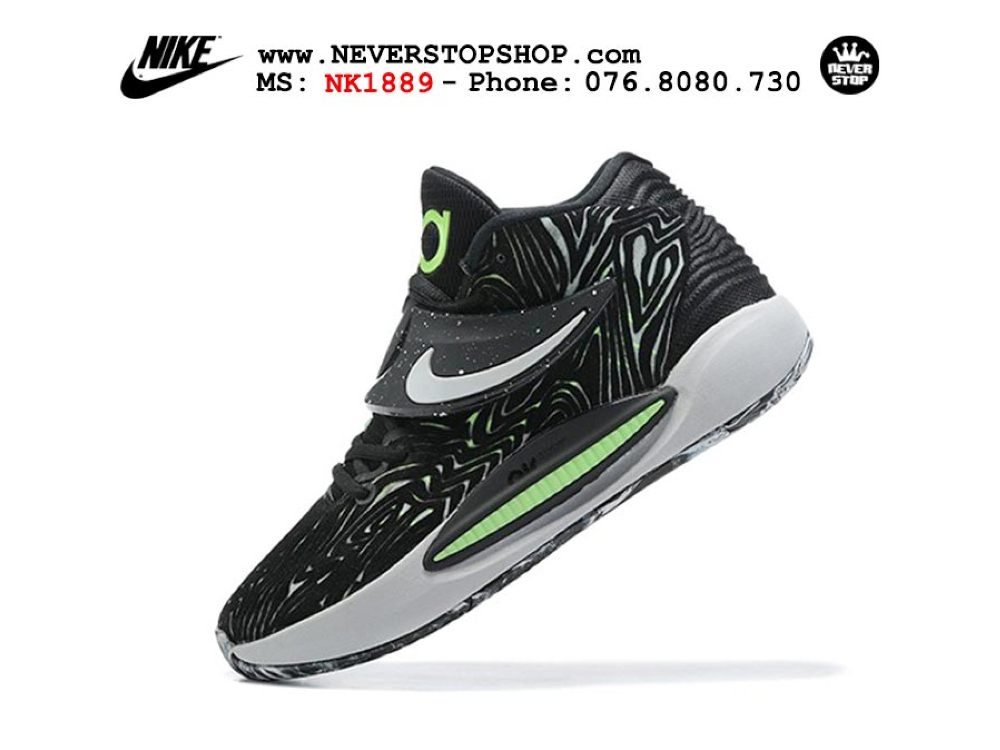 Giày (Order) : Giày bóng rổ nam NIKE KD 14 BLACK VOLT ...