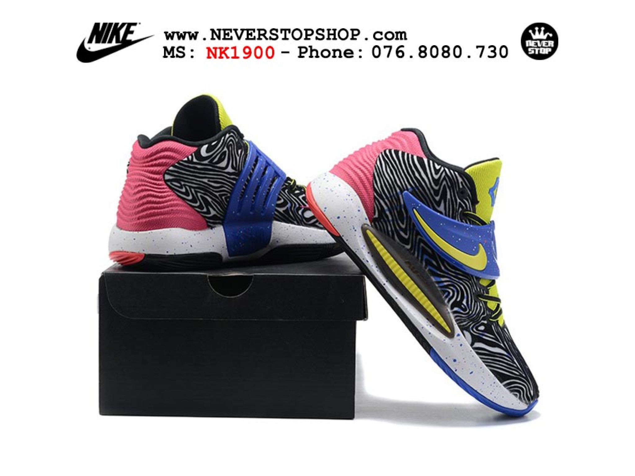 Giày bóng rổ nam NIKE KD 14 POP ART hàng mới loại ...