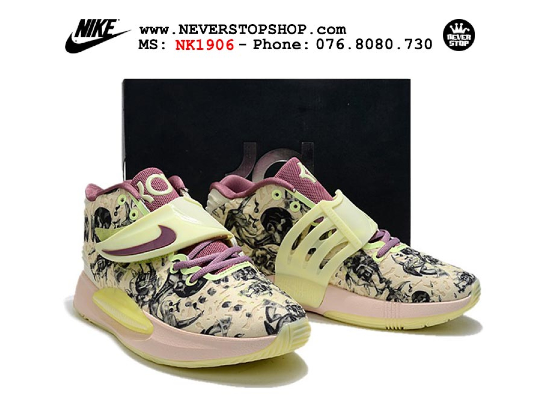 Giày (Order) : Giày bóng rổ nam NIKE KD 14 SURREALISM ...
