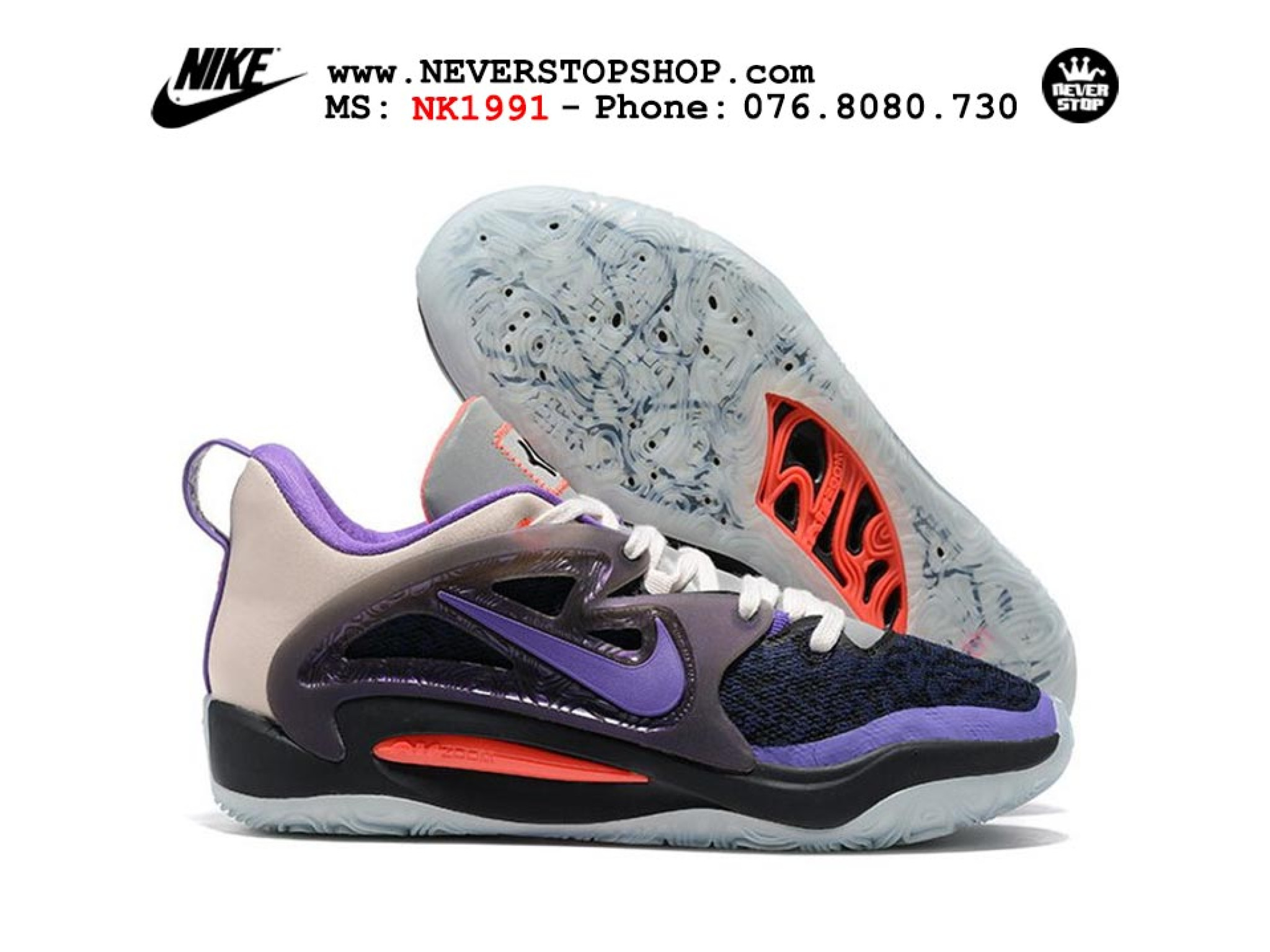 Nike KD 15 : Giày bóng rổ cổ thấp NIKE KD 15 CHARLES ...
