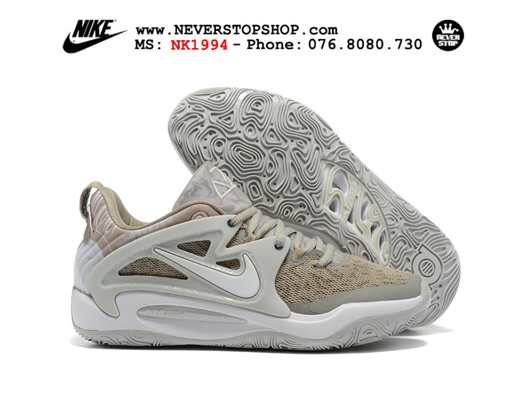 Giày (Order) : Giày bóng rổ cổ thấp NIKE KD 15 GREY ...