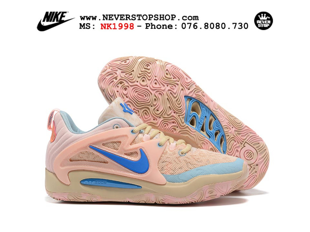 Giày bóng rổ cổ thấp NIKE KD 15 PINK ROYAL hàng ...