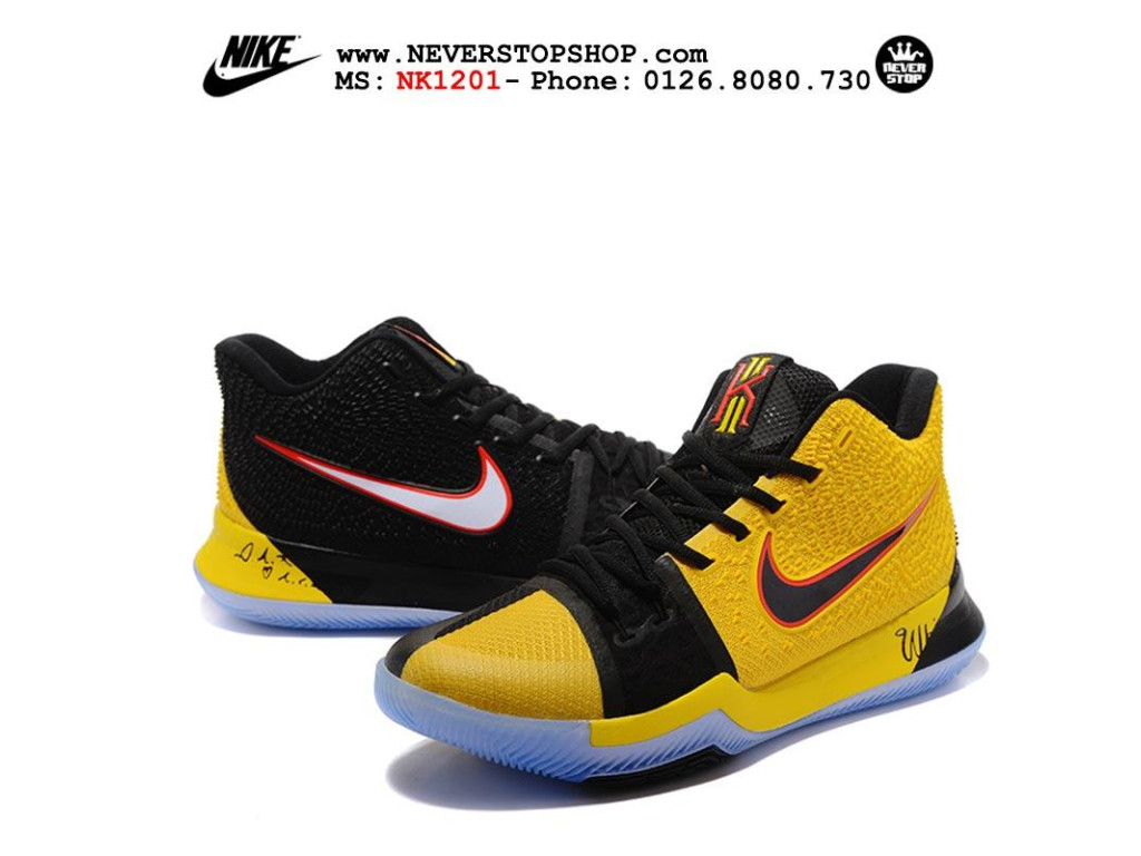 Giày bóng rổ NIKE KYRIE 3 Half Black Yellow mới nhất ...