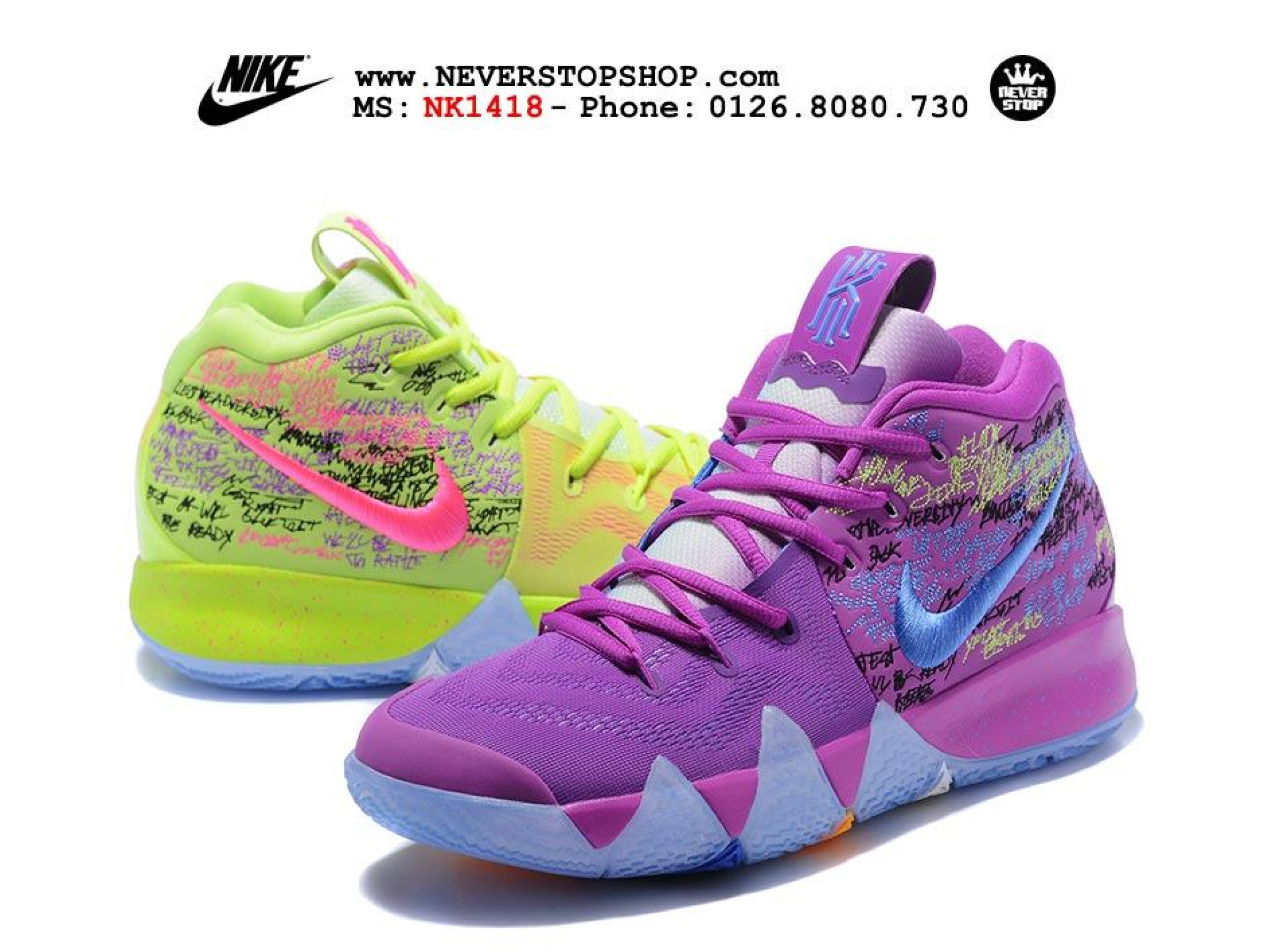 Giày bóng rổ NIKE KYRIE 4 CONFETTI hàng đẹp chuẩn ...