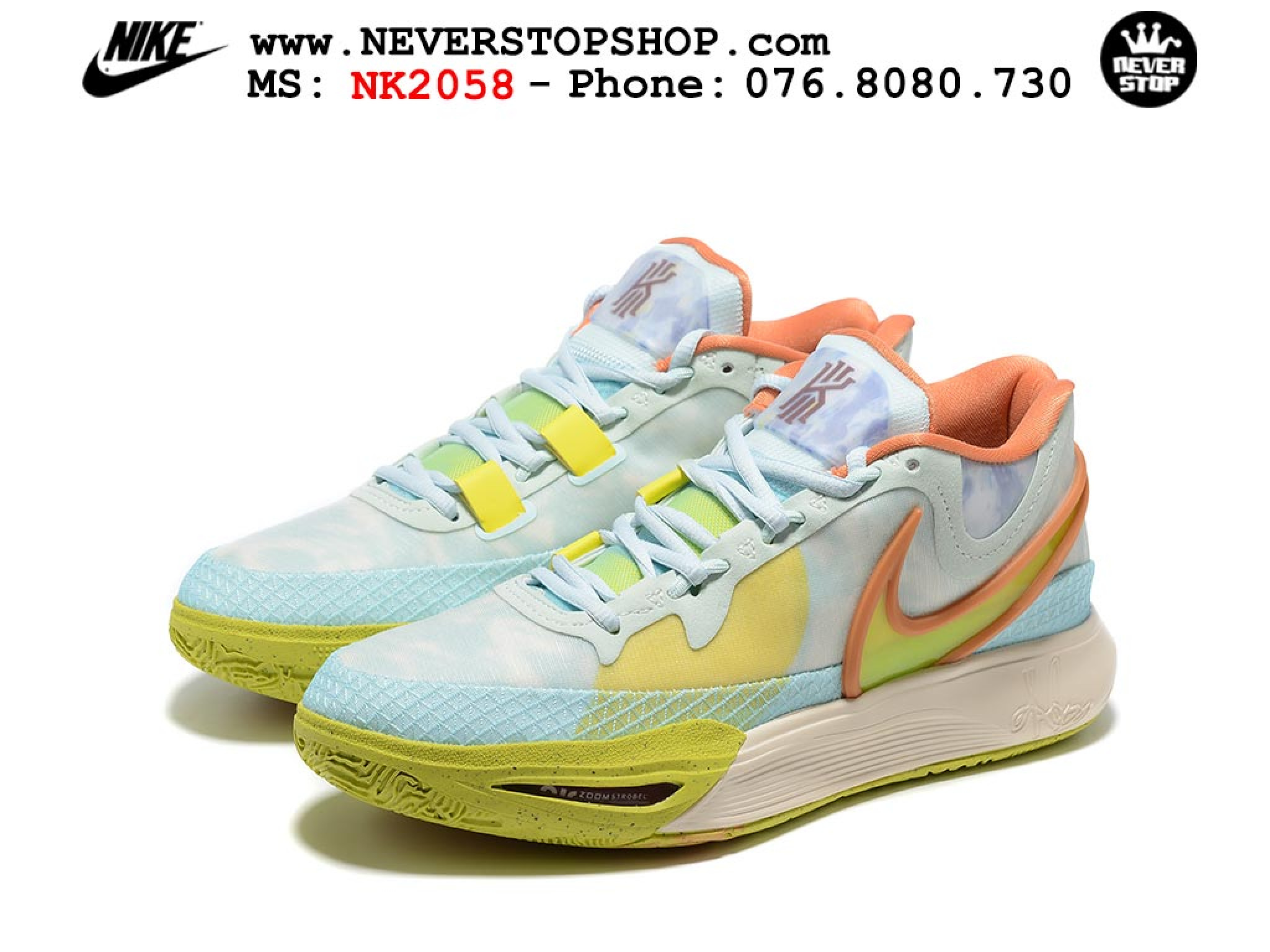 Giày bóng rổ nam cổ cao NIKE KYRIE 9 LEMON YELLOW hàng ...