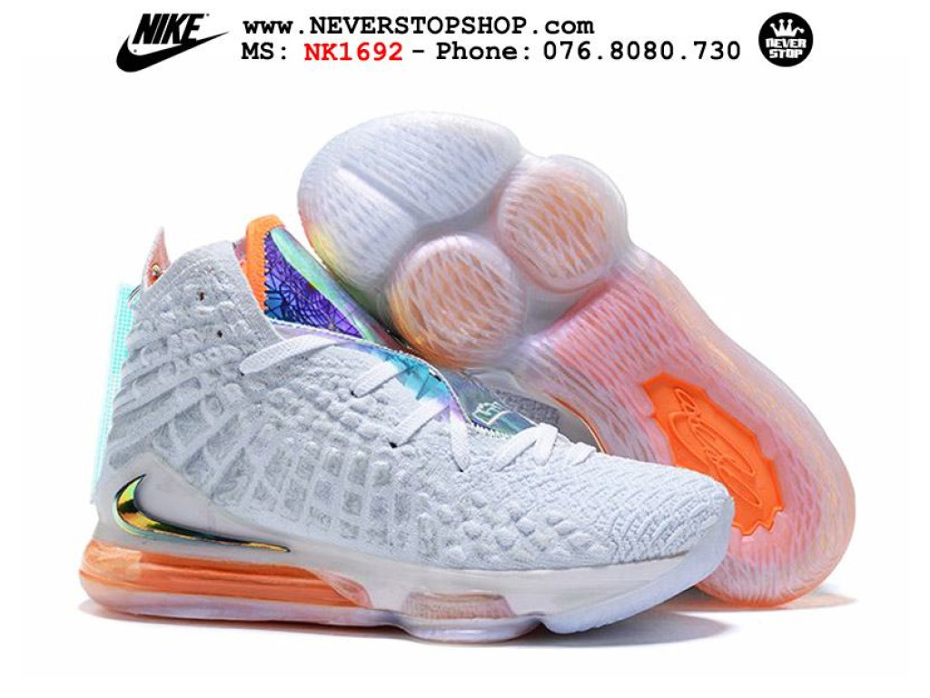 Giày bóng rổ NIKE LEBRON 17 FUTURE OF AIR hàng đẹp ...