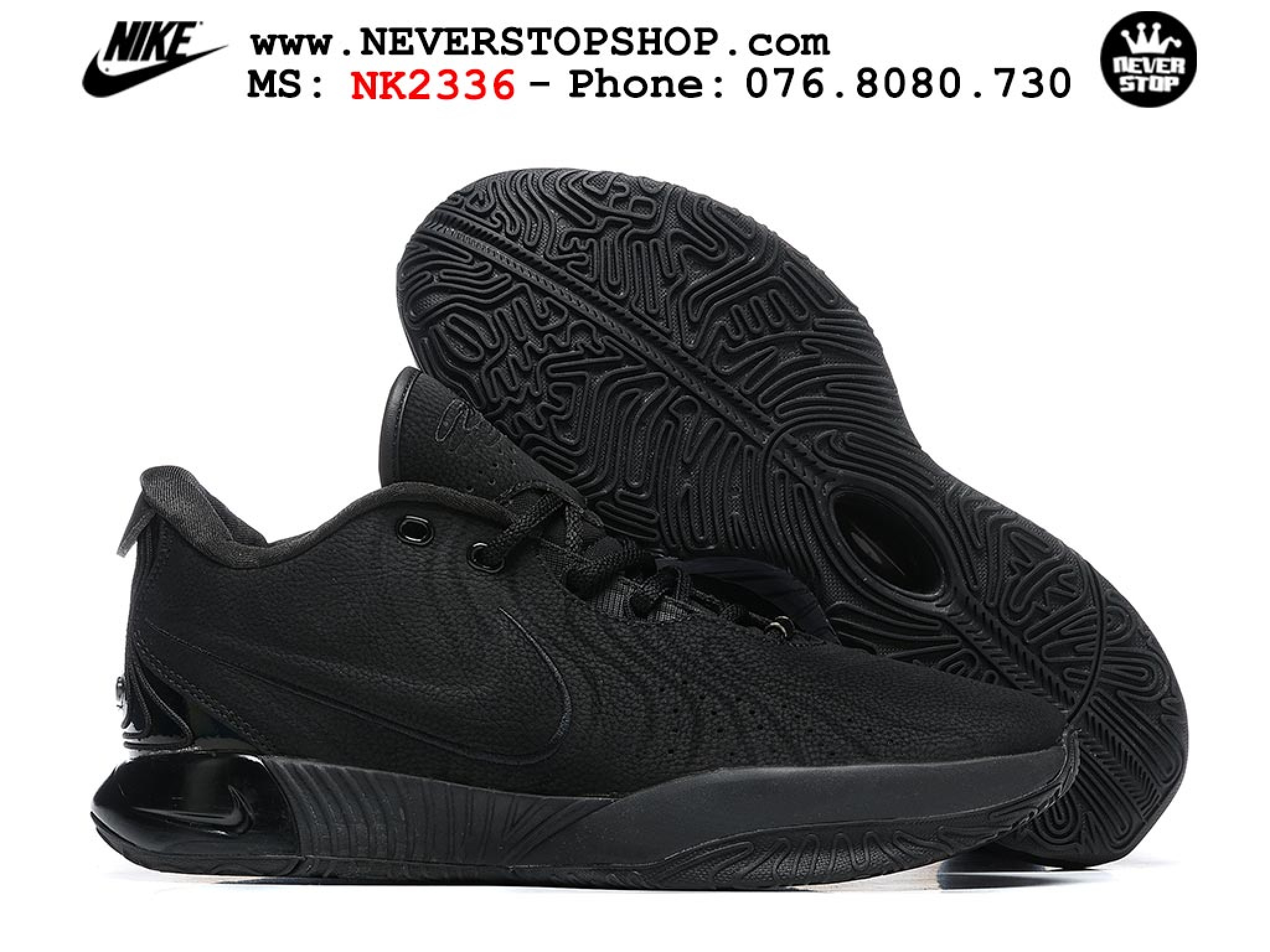 NIKE : Giày bóng rổ NIKE LEBRON 21 ALL BLACK nam cổ ...