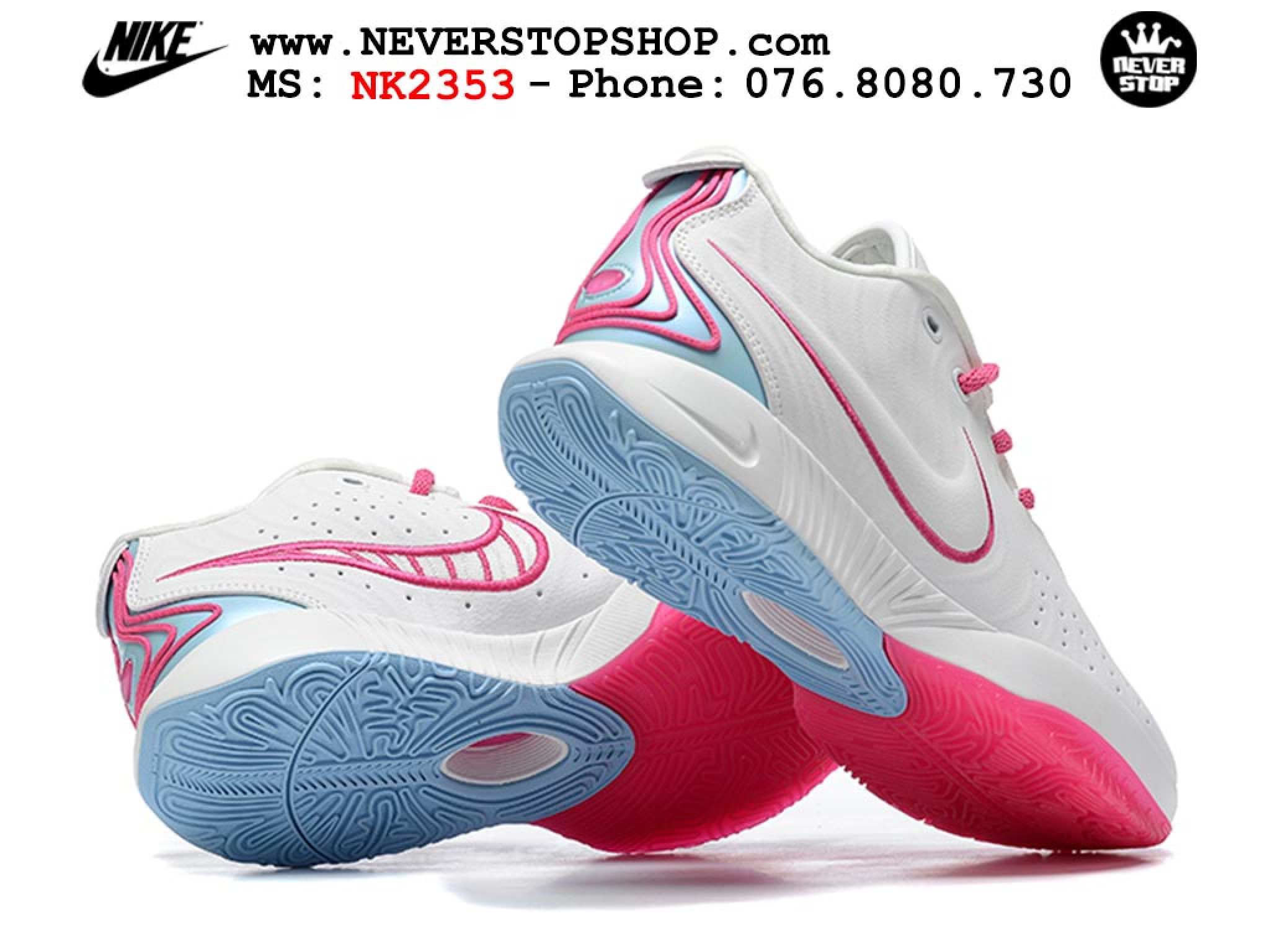Nike Lebron 21 : Giày bóng rổ NIKE LEBRON 21 WHITE PINK ...