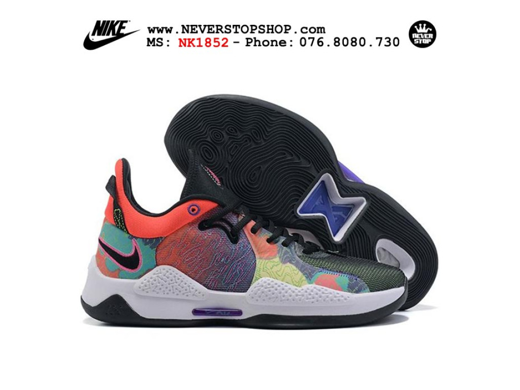 Giày bóng rổ NIKE PG 5.0 MULTICOLOR chuyên cày outdoor ...