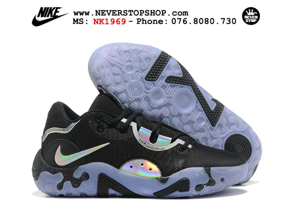 Giày bóng rổ cổ thấp NIKE PG 6.0 BLACK ICE HOLOGRAM ...