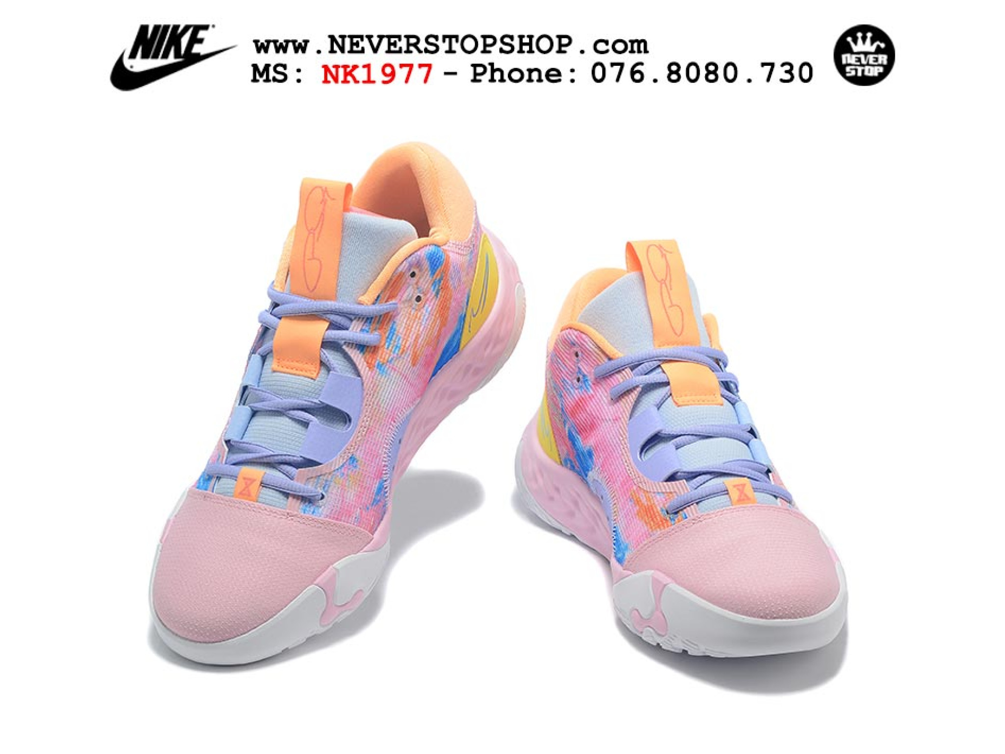 Giày bóng rổ cổ thấp NIKE PG 6.0 NATASHA PINK hàng ...